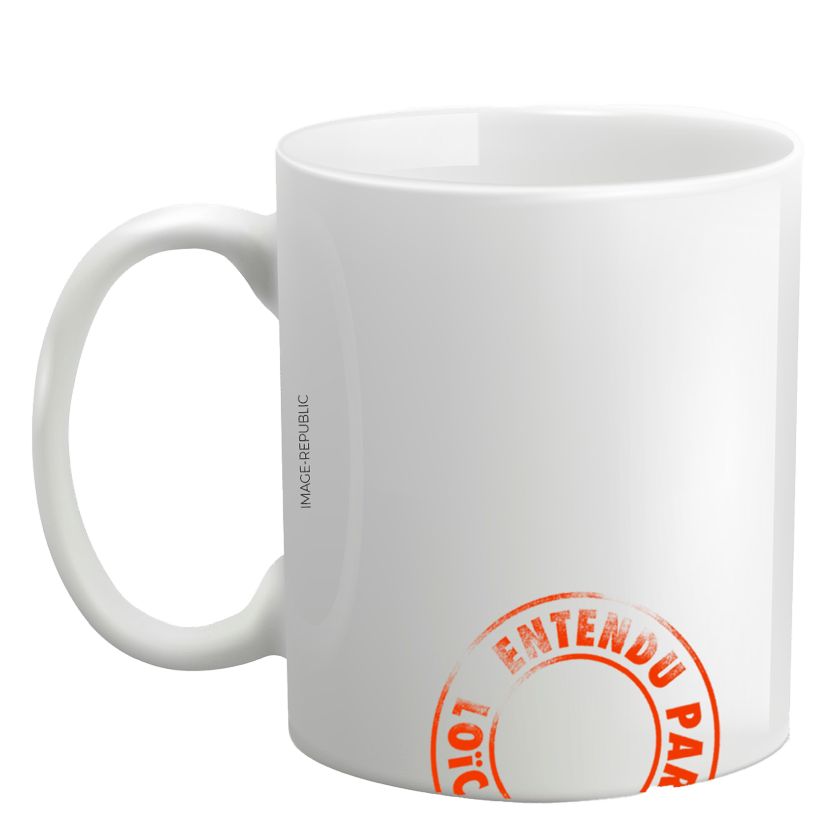 Tasse Mit Aufschrift X Loïc Prigent Blanc Env Image Republic ...