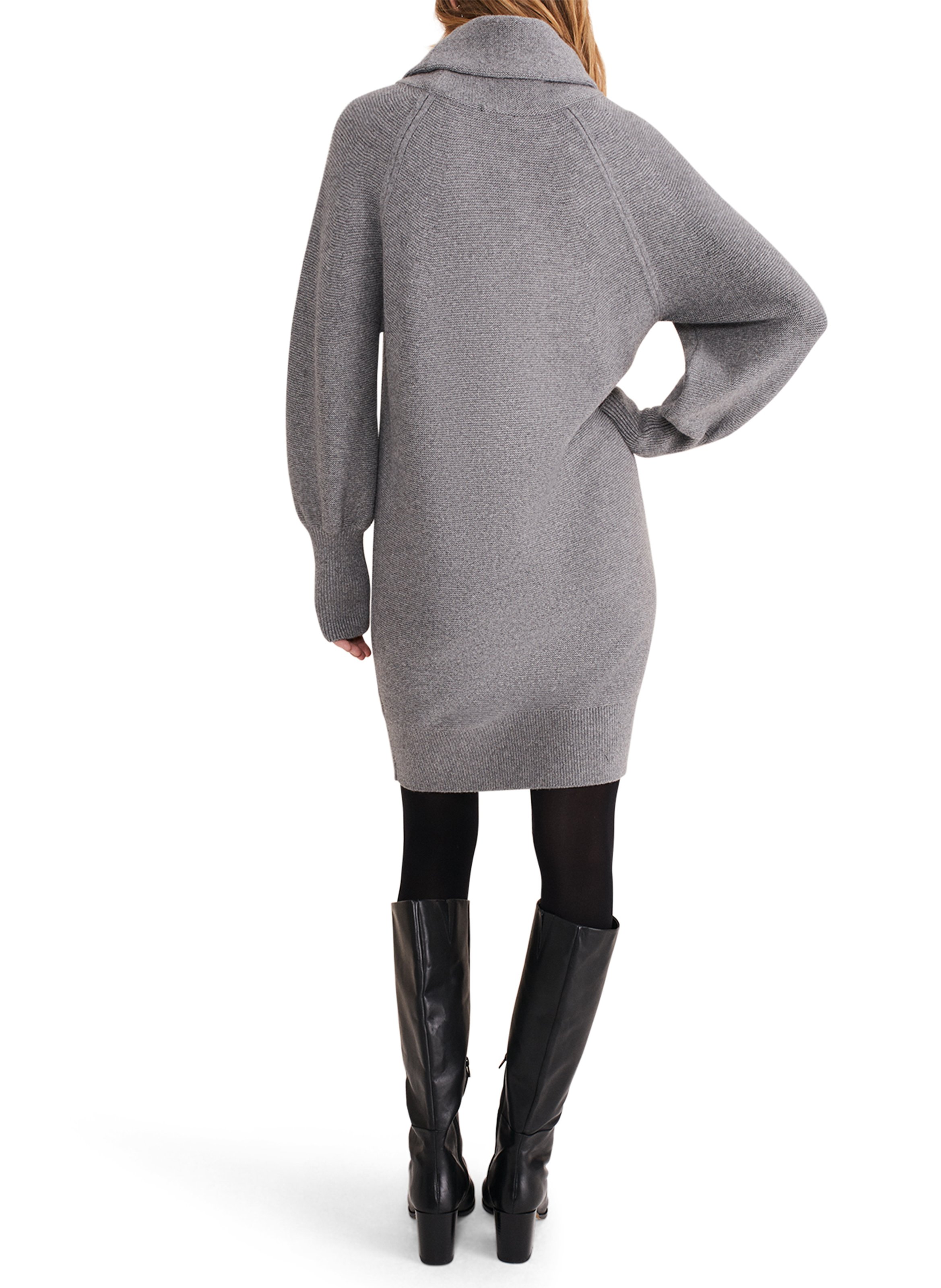 Pulloverkleid Aus Baumwoll-mix Mit Stehkragen Grey Phase Eight - Damen ...