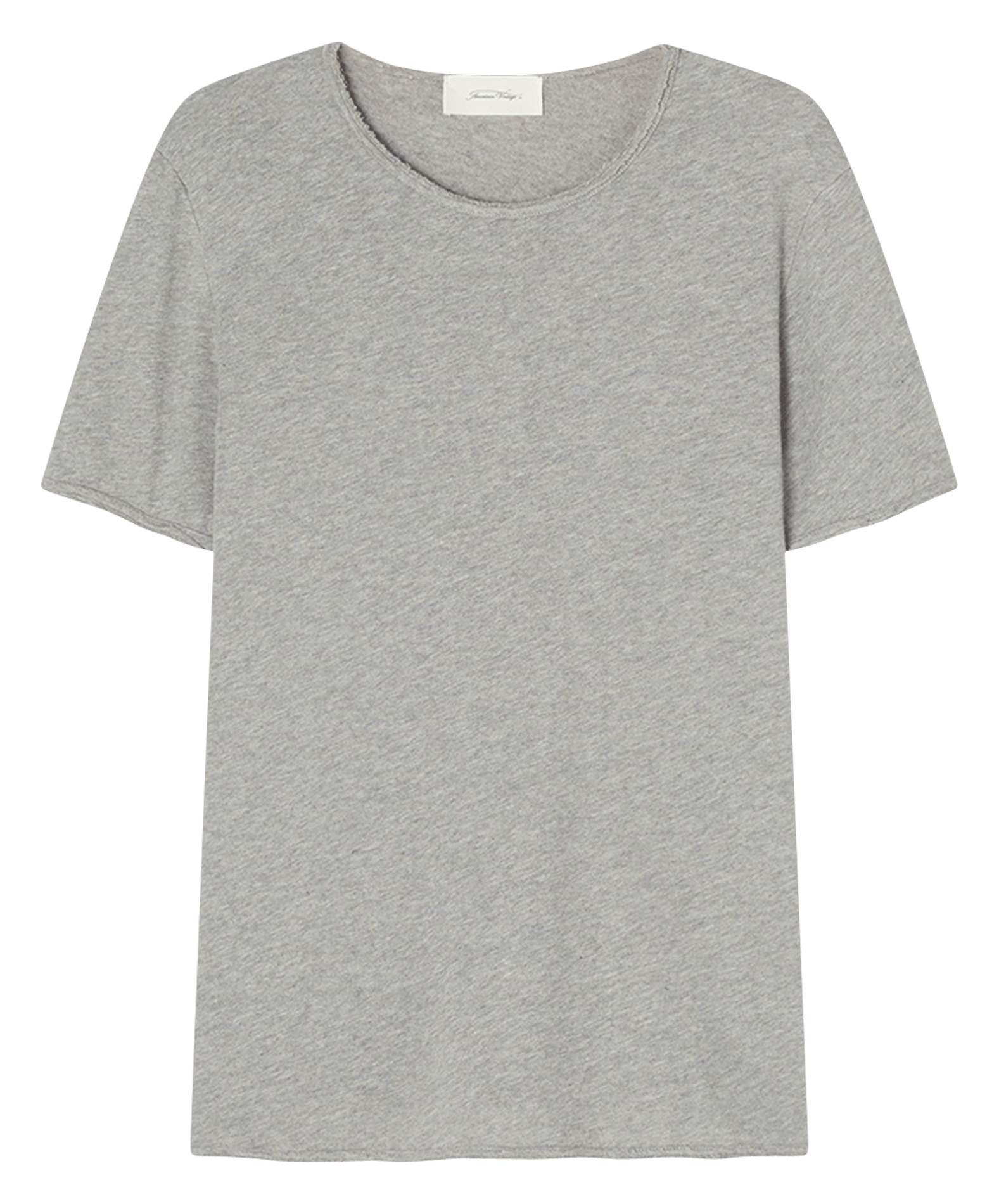 Regular-fit Round-neck Cotton T-shirt Grisch American Vintage - Men ...