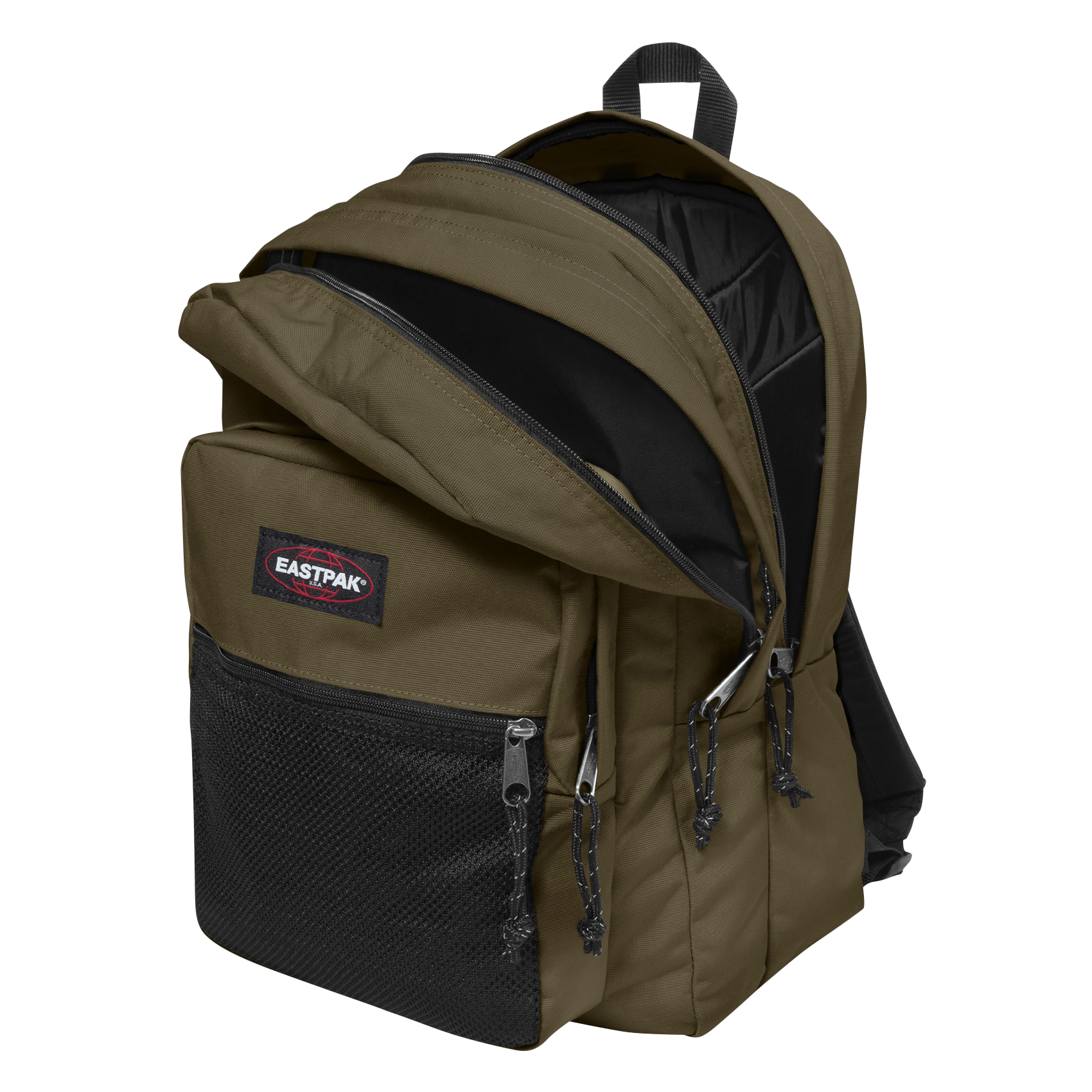 Glittery Zip-up Backpack Army Olive Eastpak - Men | Place des Tendances