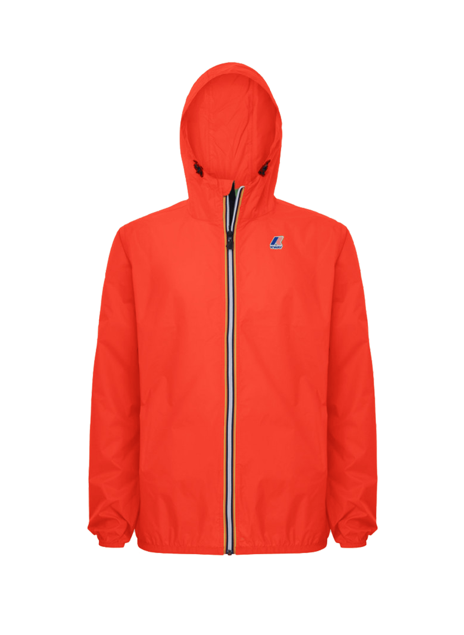 Straight Windcheater With Hood Red Fluo K-way - Men - K004BD0-781-RED ...