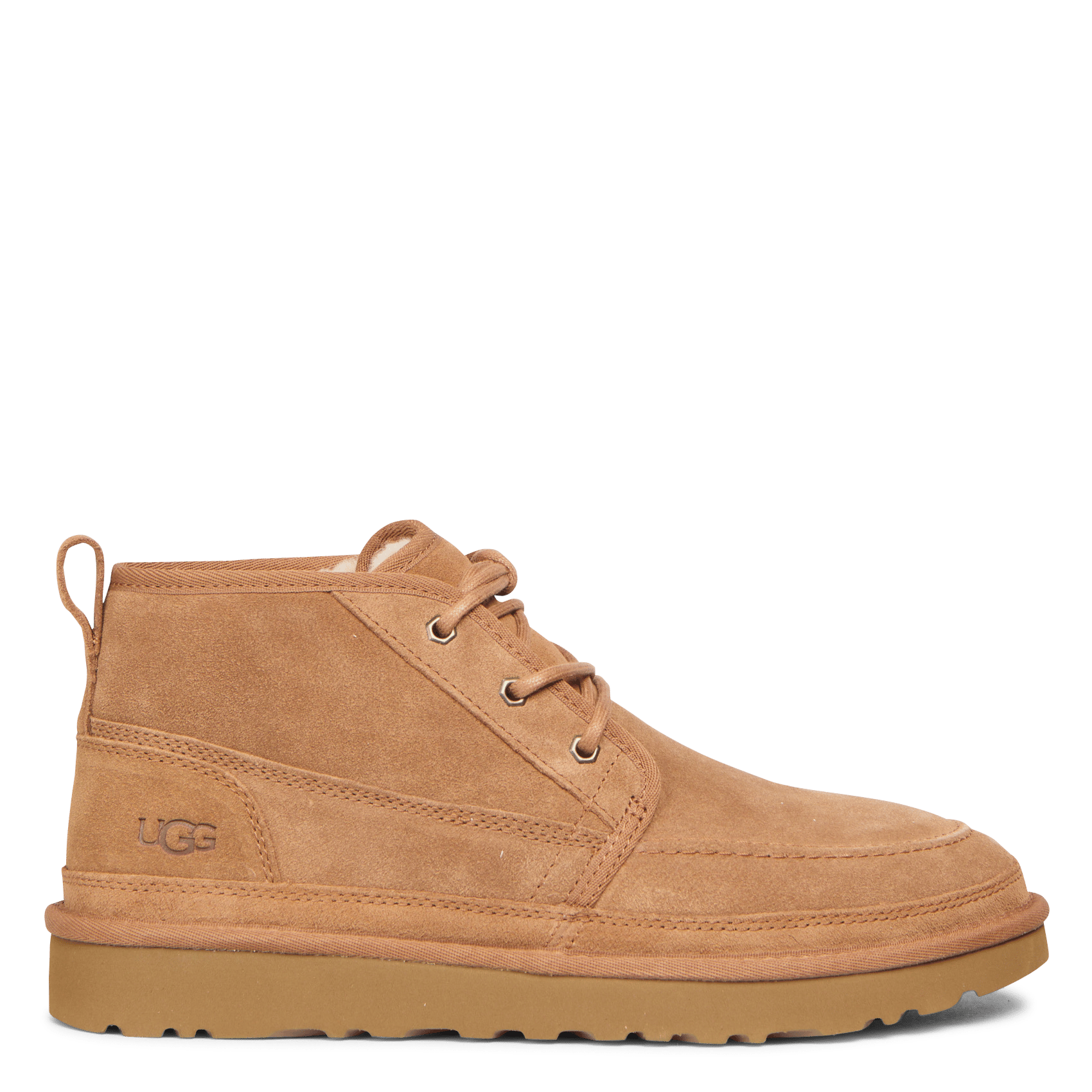 Faux Fur-lined Leather Ankle Boots Chestnut Ugg - Men - 1121645-CHE ...