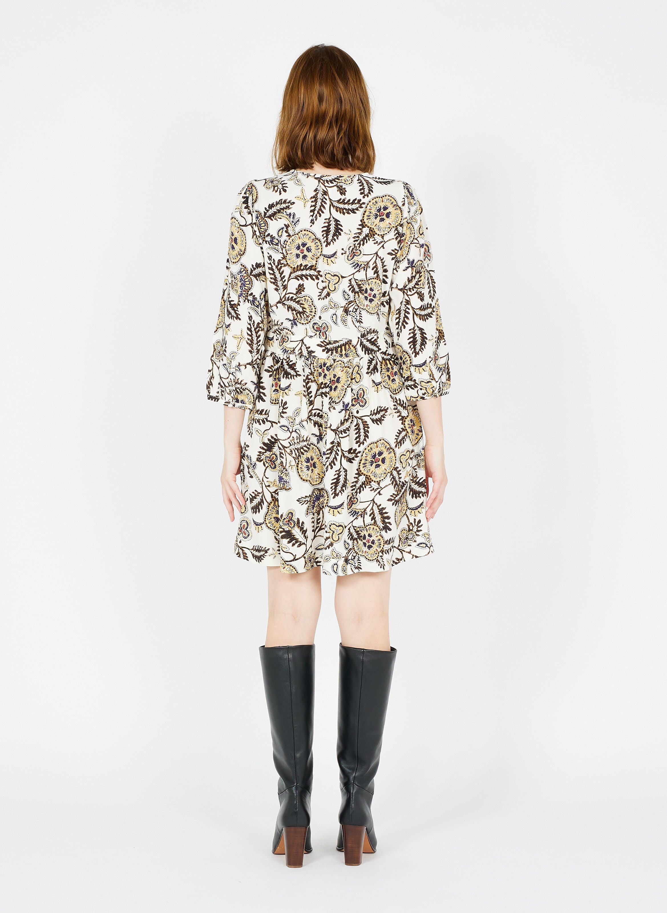 Bottes à Talon En Cuir Noir Ba & Sh - Femme | Place des Tendances