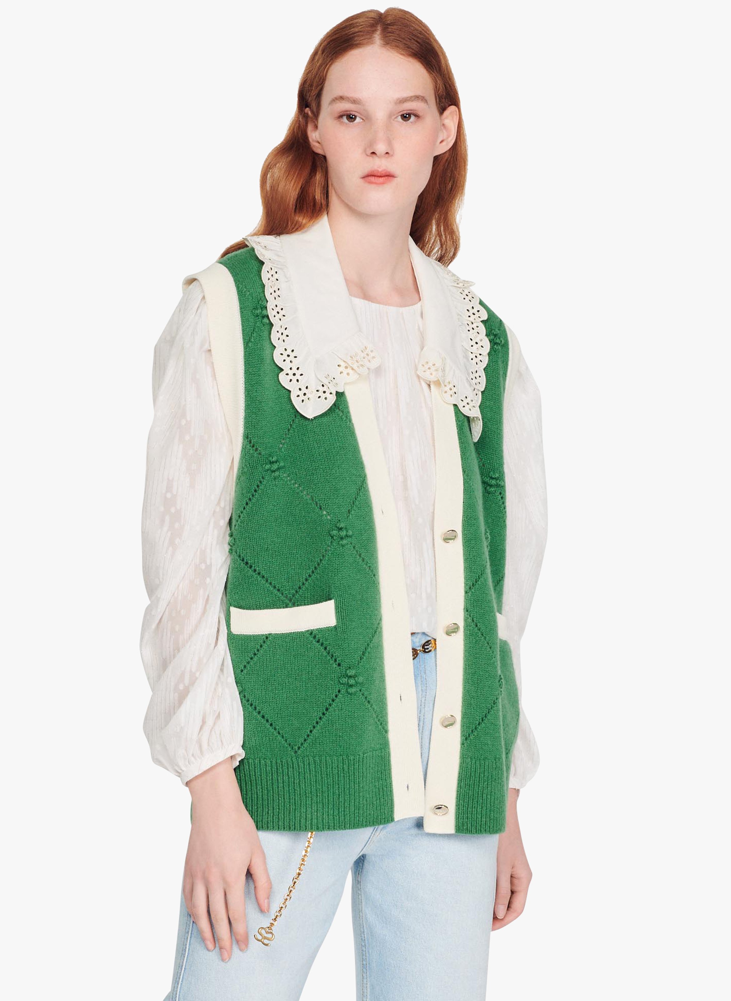 Gilet Sandro Femme : Nouvelle collection | Place des Tendances