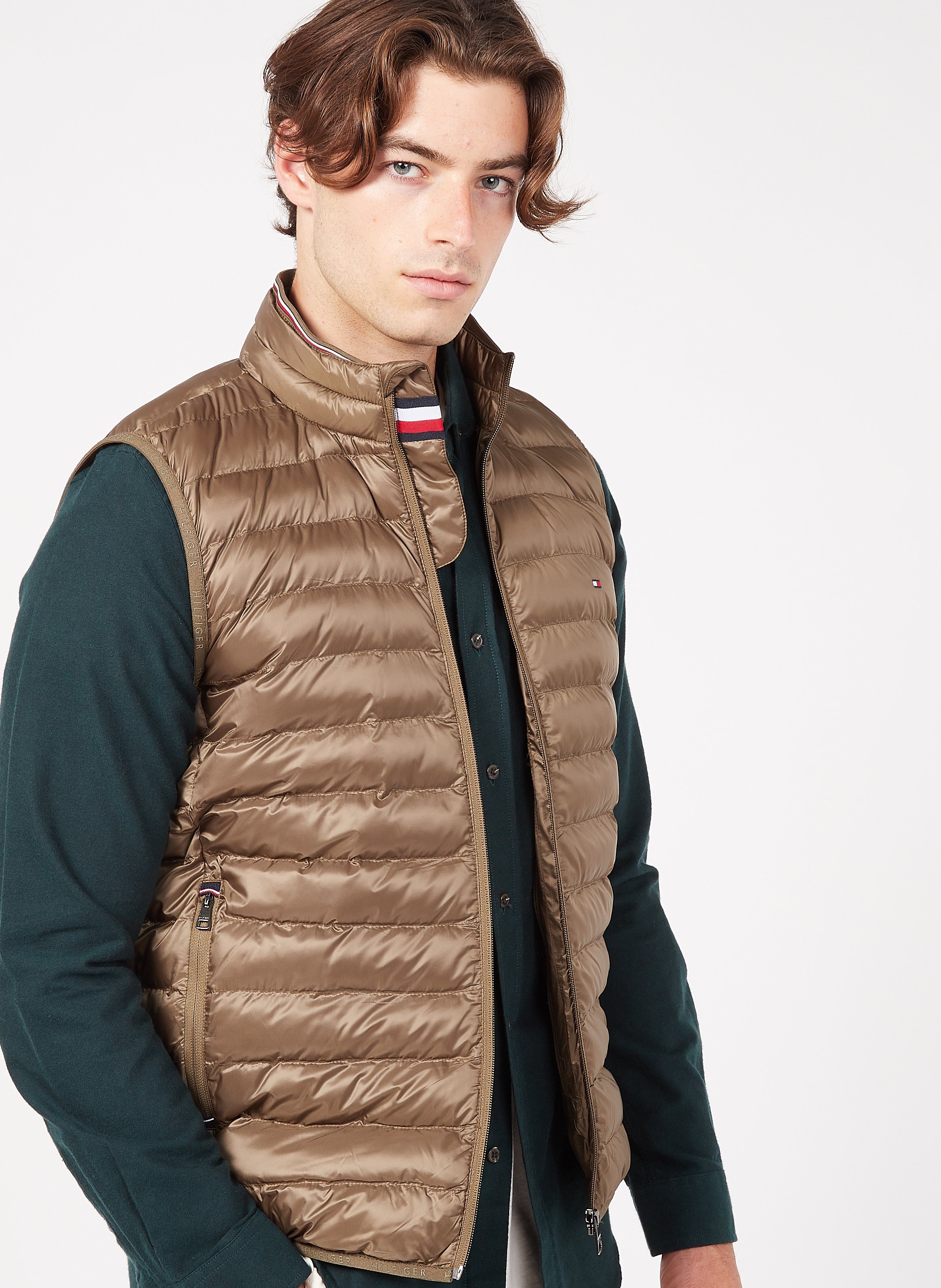 Doudoune Sans Manches Zippée Faded Military Tommy Hilfiger - Homme ...