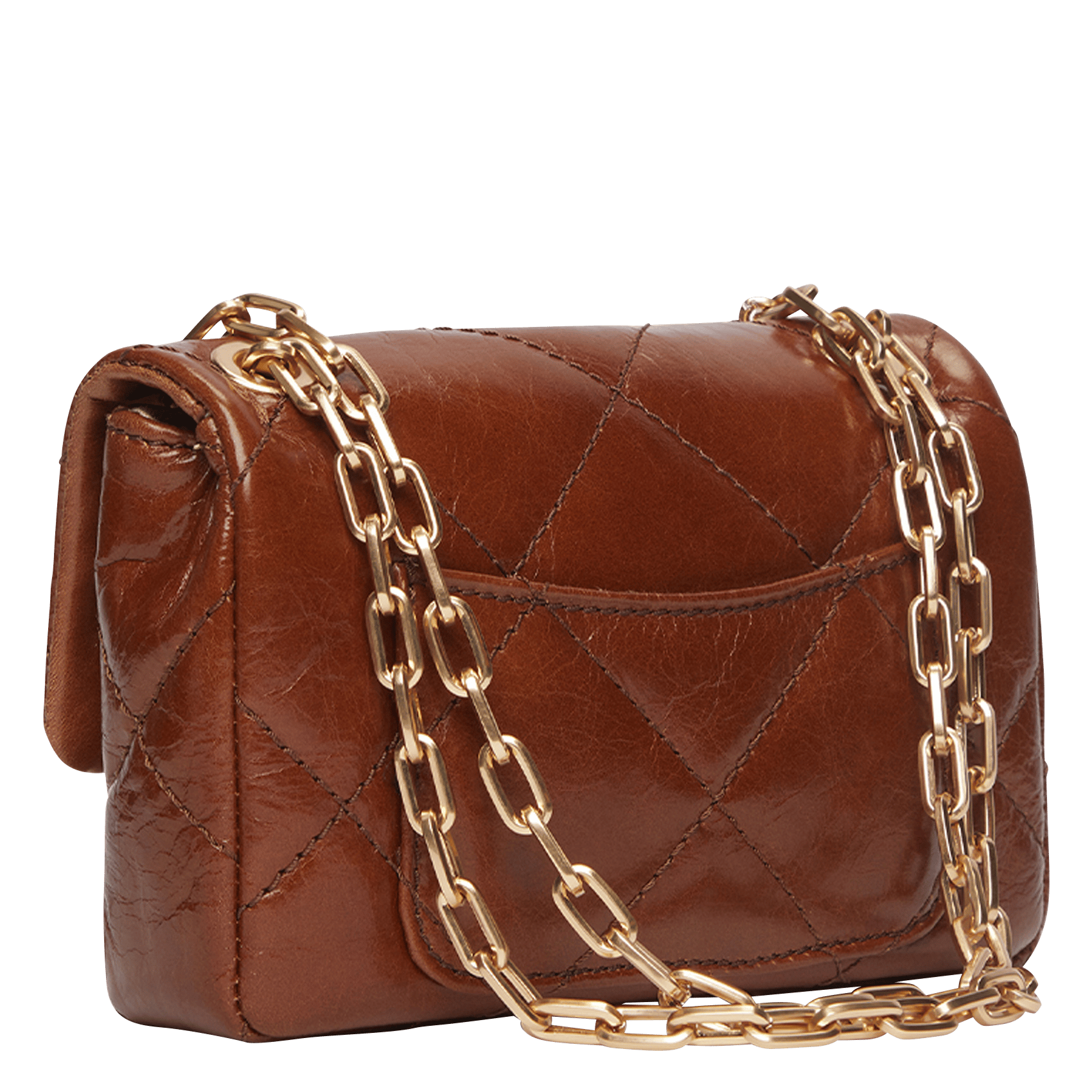 Sac à Rabat Matelassé En Cuir Havane Vanessa Bruno - Femme | Place des ...