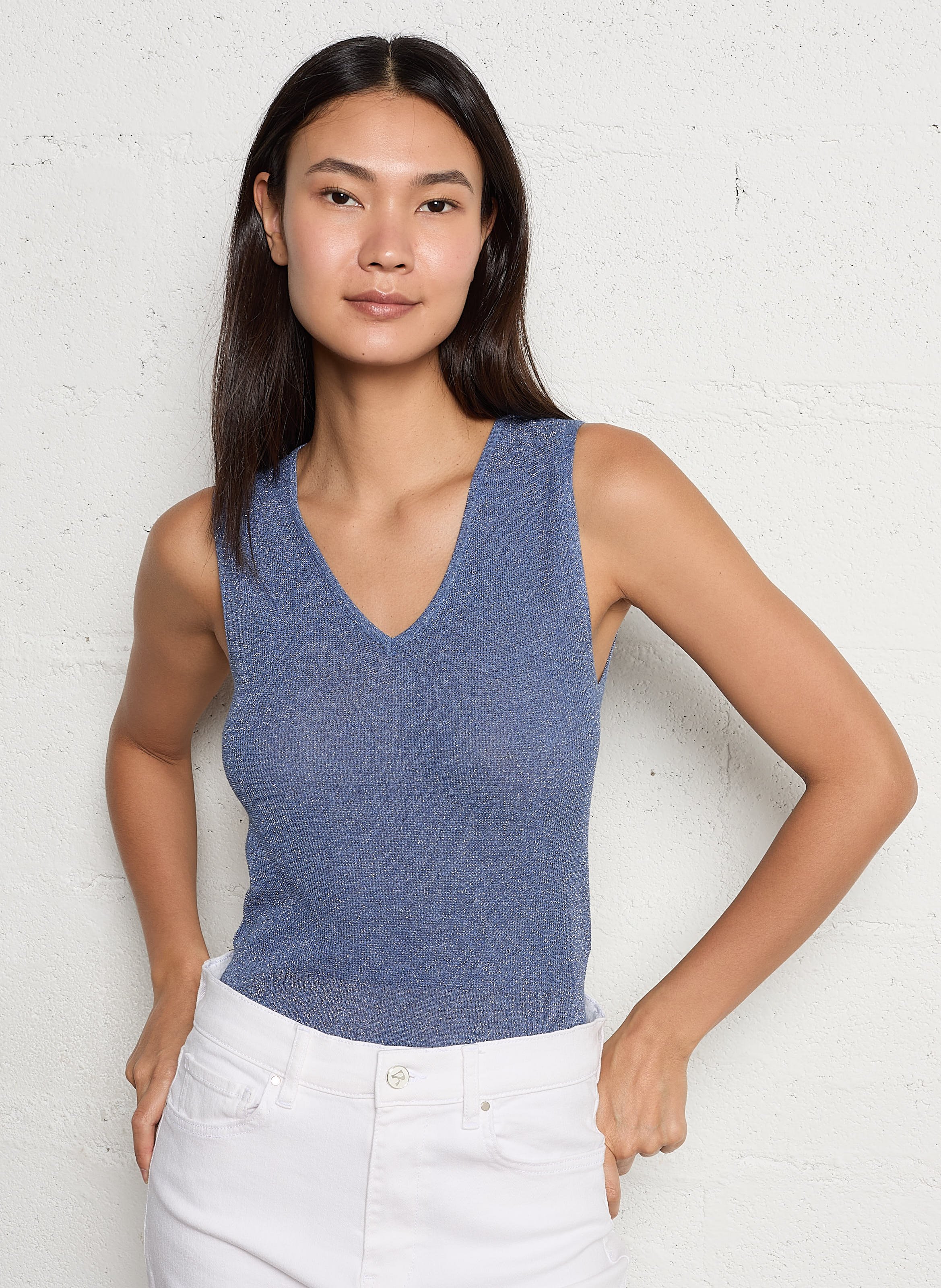 Straight sleeveless top Cielo Momoni - Women 251MMOKN001 | Place des ...