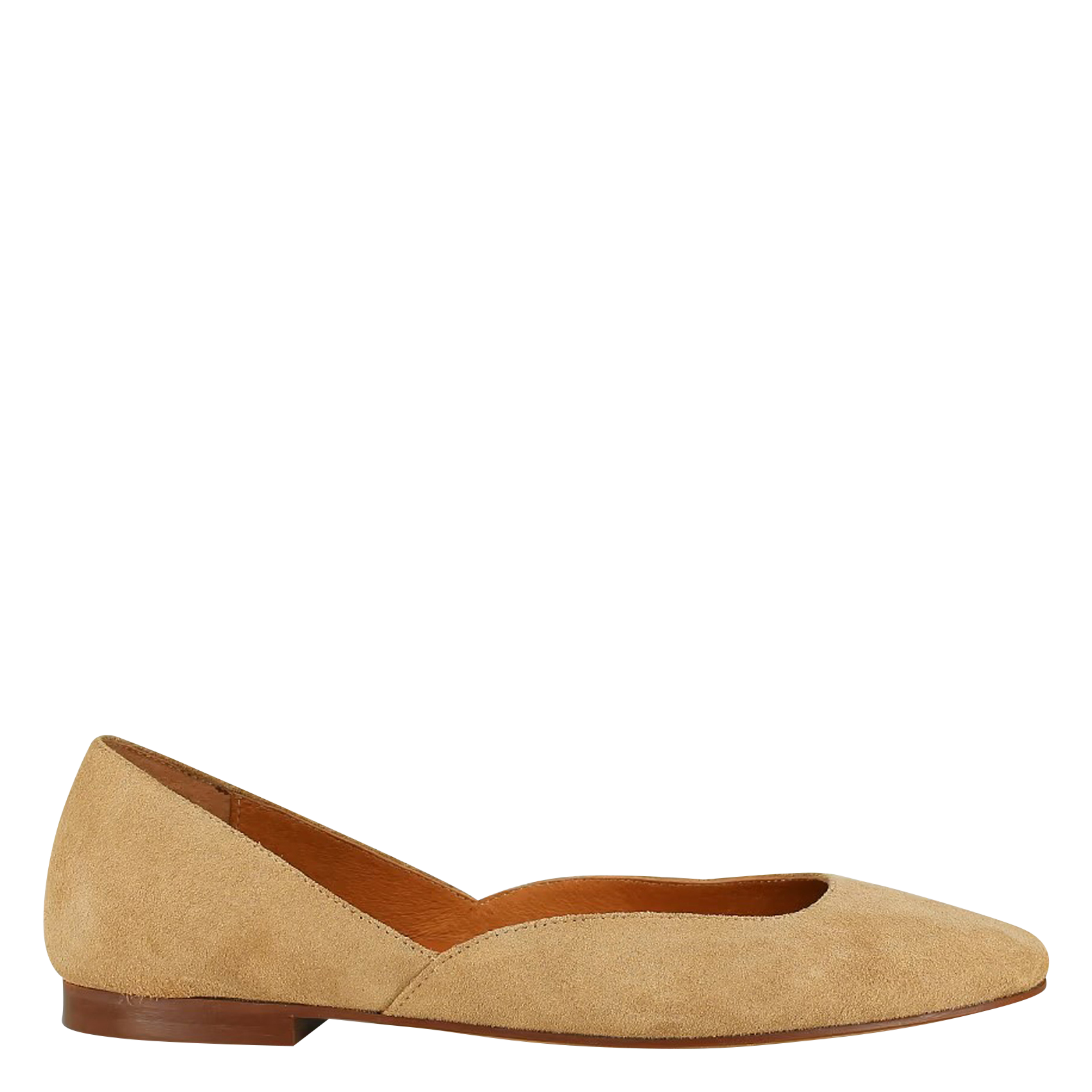 Ballerinas aus veloursleder Beige Jonak - Damen 264-DOMELIA CROUTE ...
