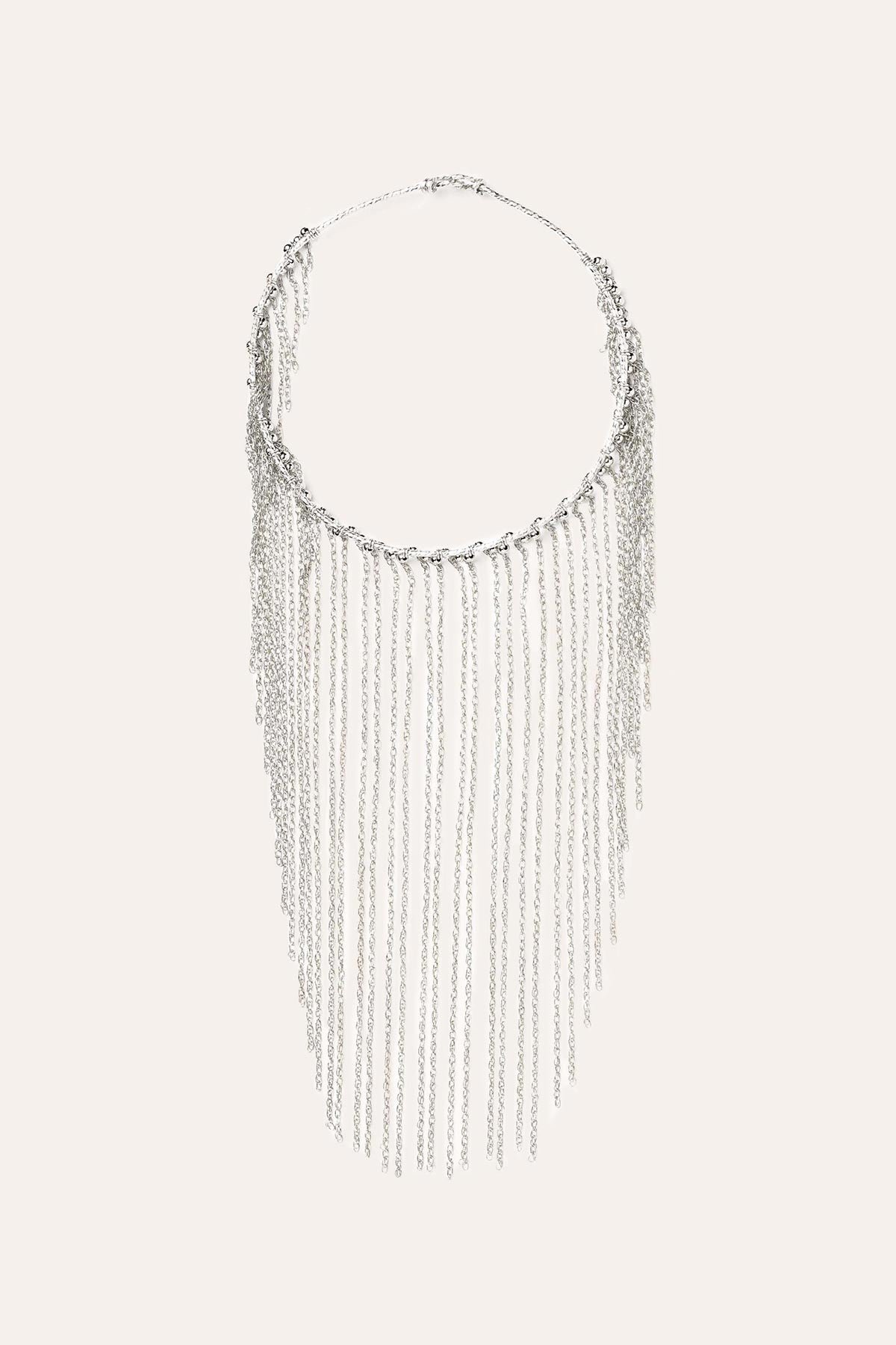 Jonc Franges Argent Argent Yay - Femme - 5FRCH200 | Place des Tendances