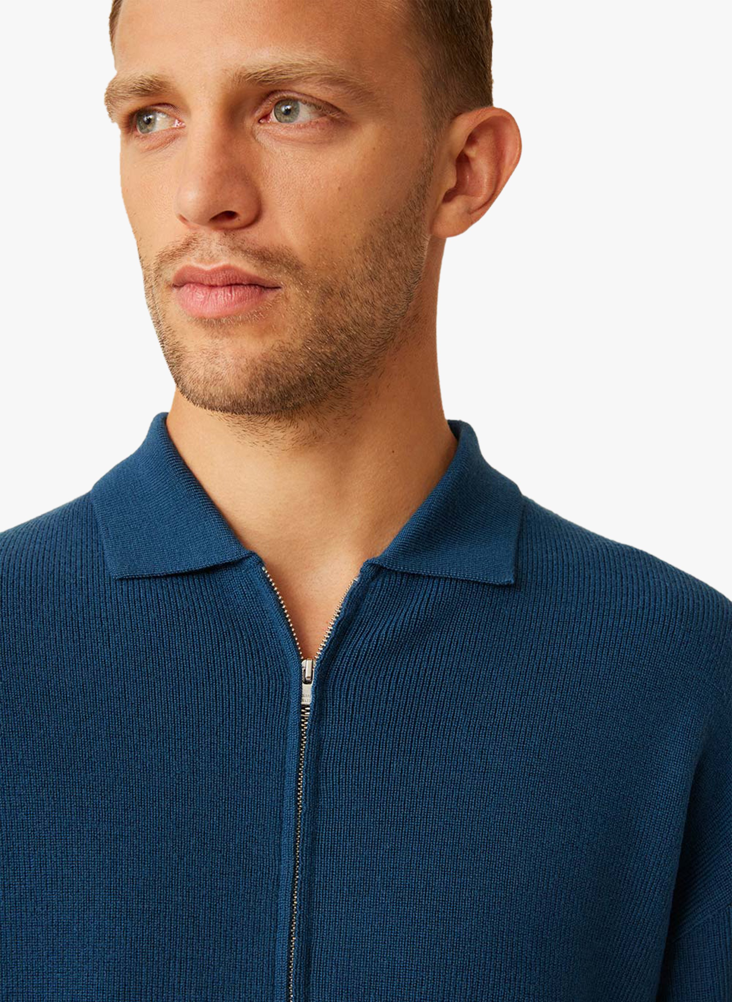 Regular-fit Wool Cardigan With Classic Collar Universe Harris Wilson ...