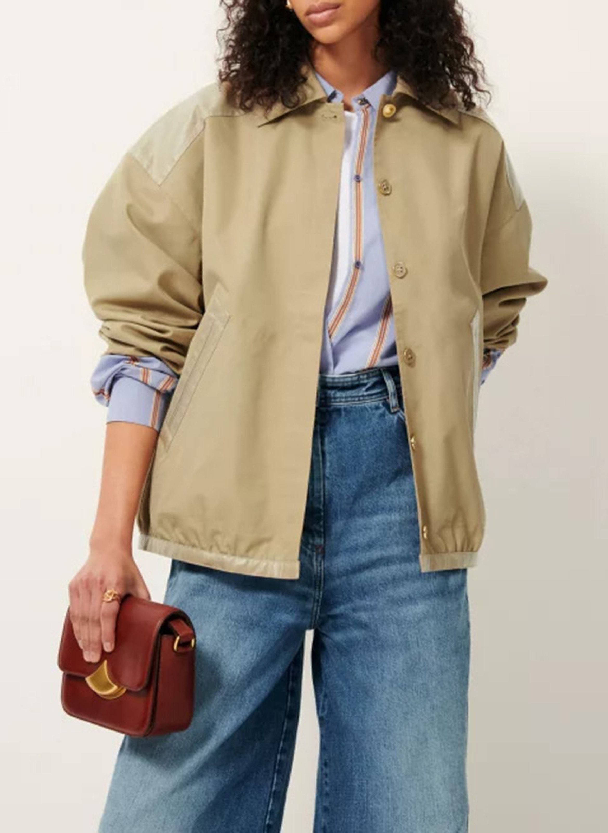 Straight Jacket In Blended Cotton Riverstone Sessun - Women - Europe