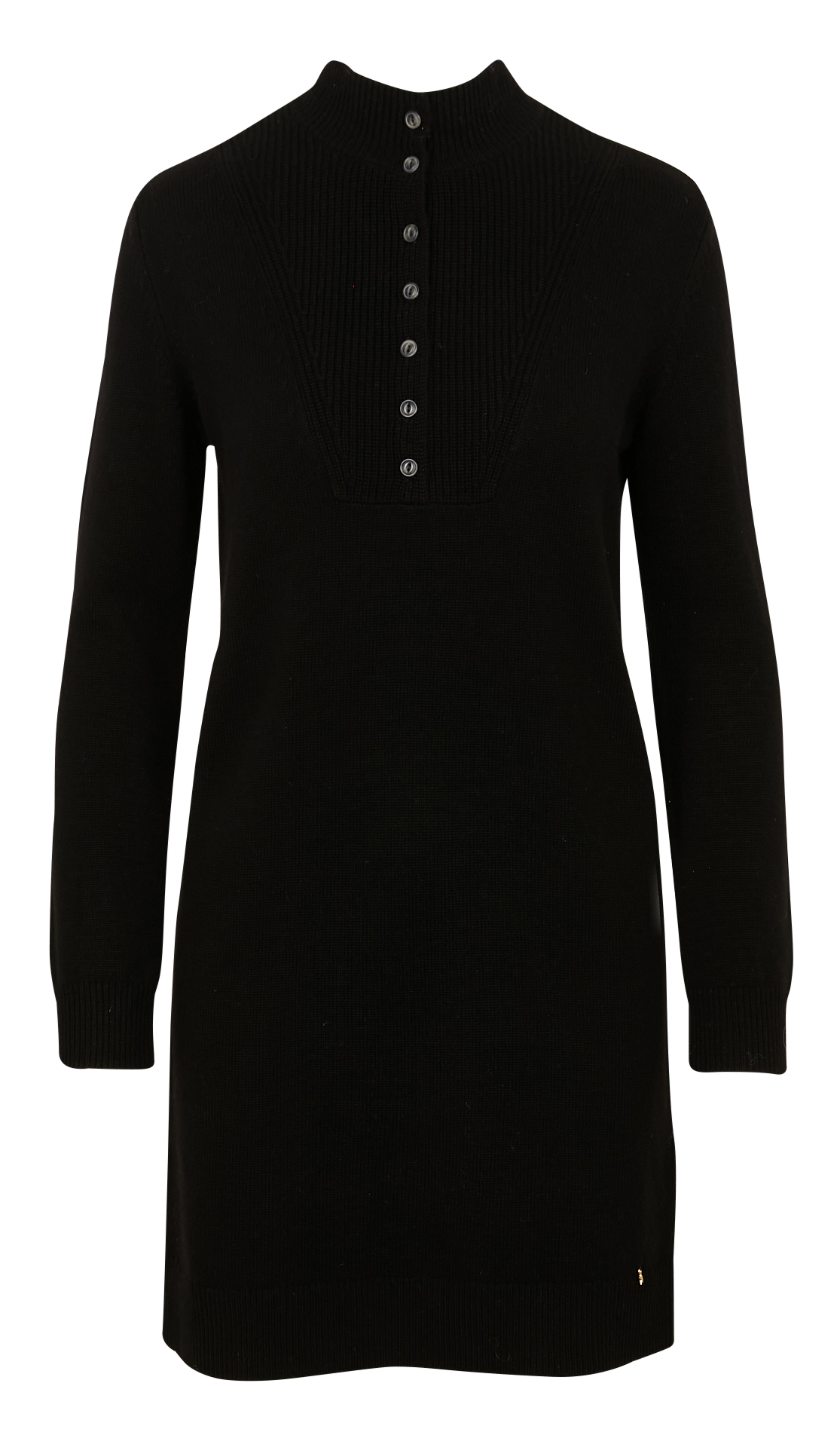 Short High-neck Wool Dress Noir Des Petits Hauts - Women - 1H240047 ...