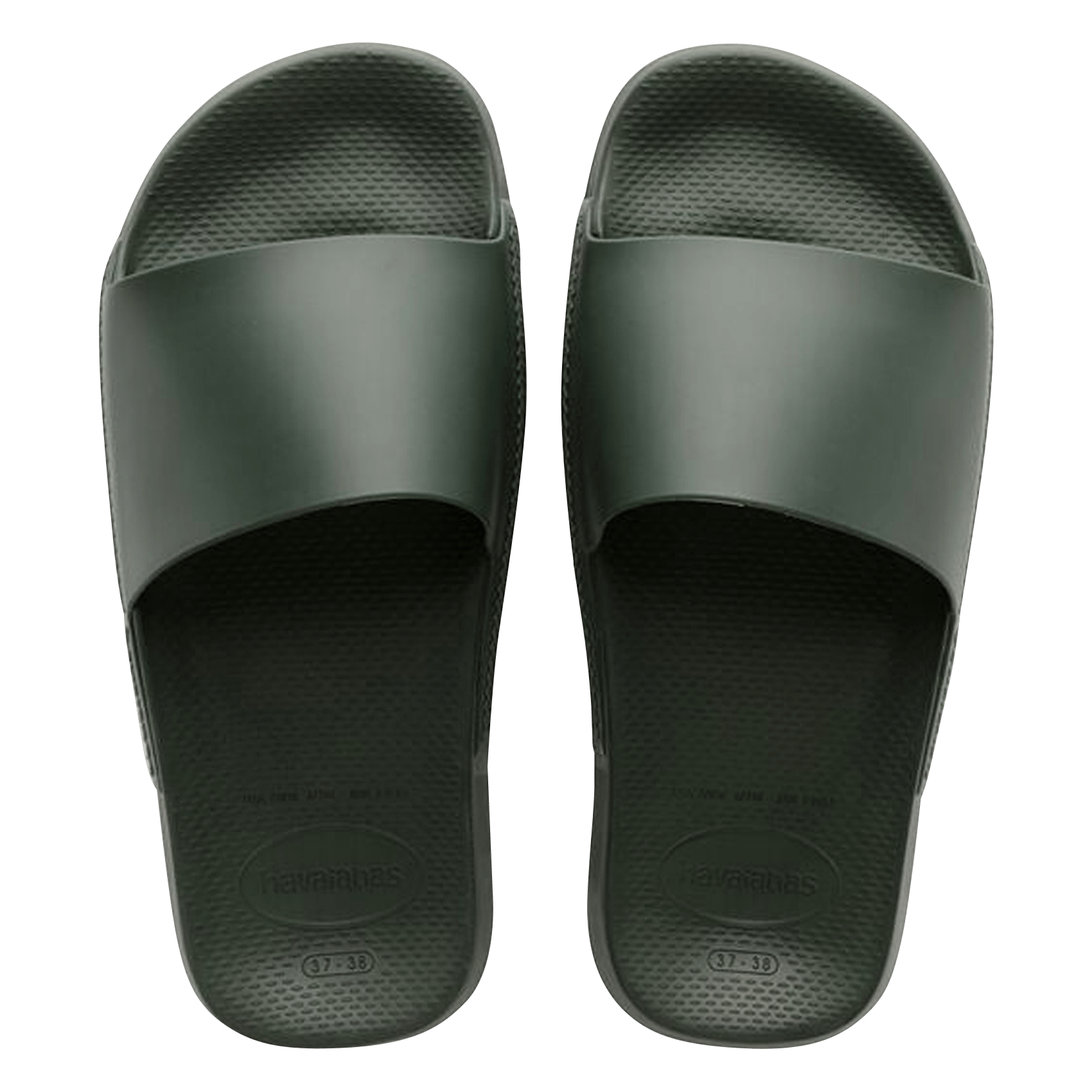 Slide Classic Flat Mules Olive Green Havaianas - Women - 4147258-4896 ...