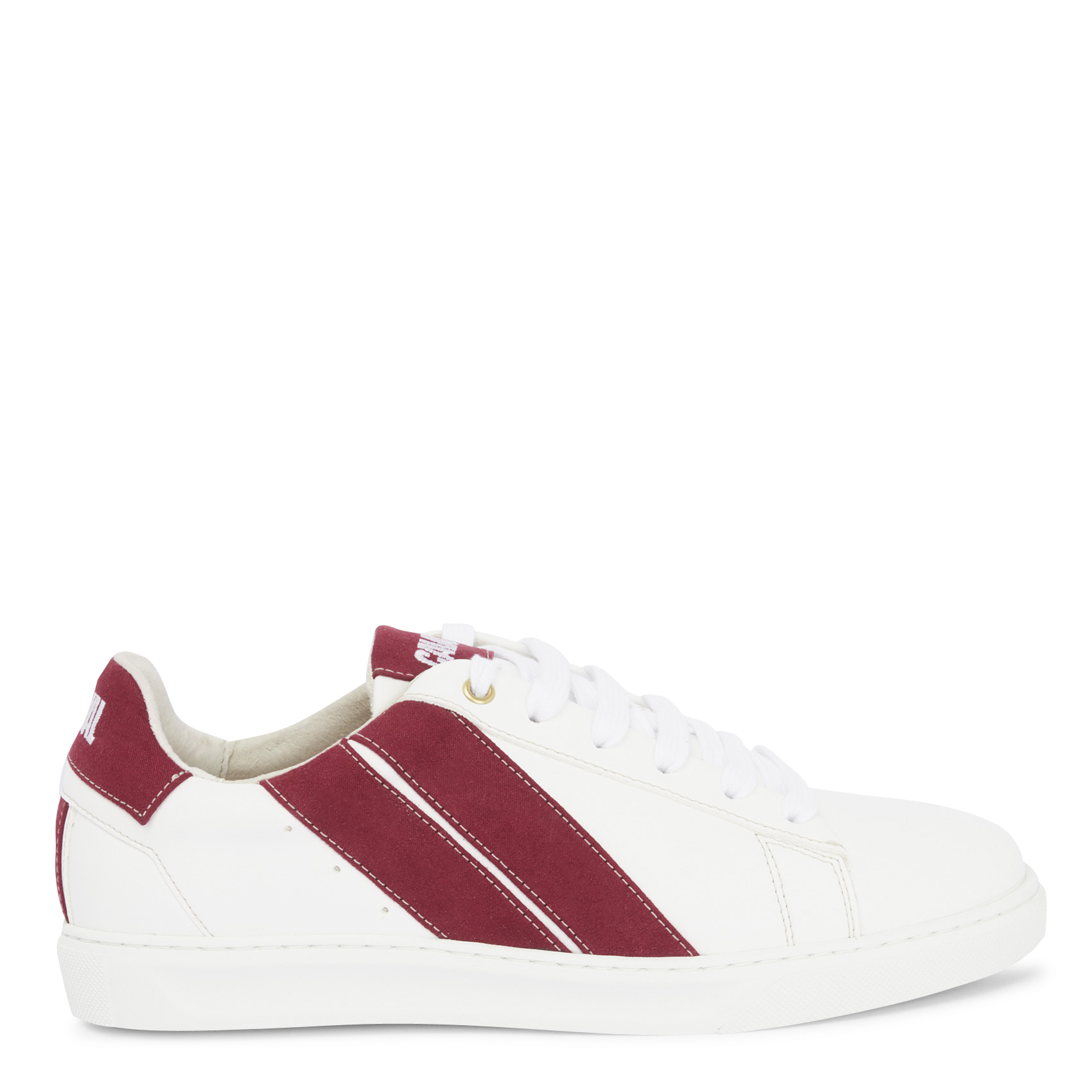 Leather Low-top Sneakers Rouge Blanc Caval - Women - CAVA-BASSLA-50 ...