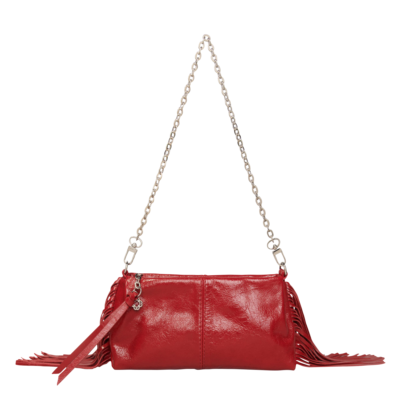 Sac bandoulière en cuir Miss m Rouge Maje - Femme MFAPM00311 | Place ...