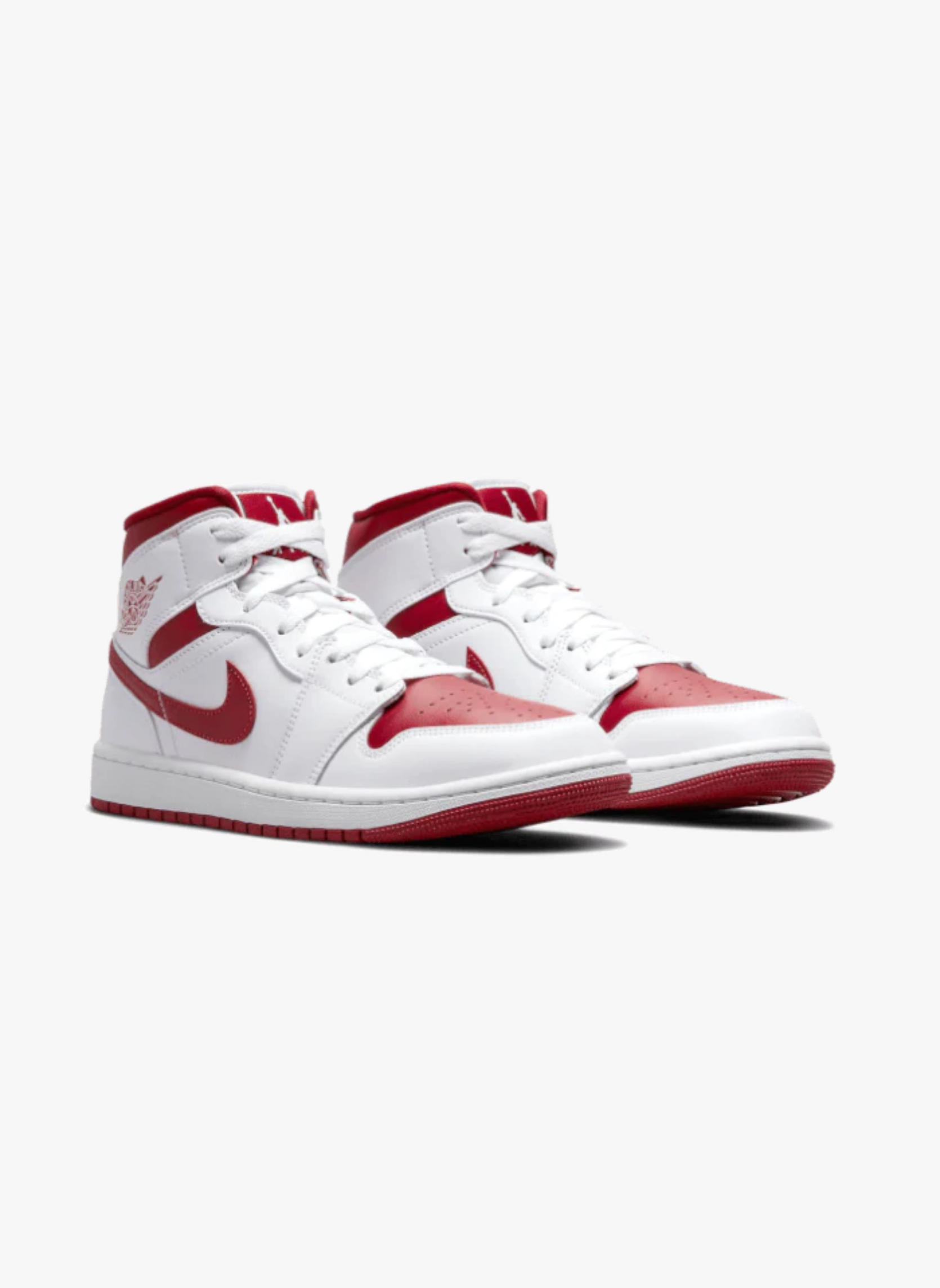 Air jordan 1 mid reverse chicago White/pomegranate-white Red Nike ...