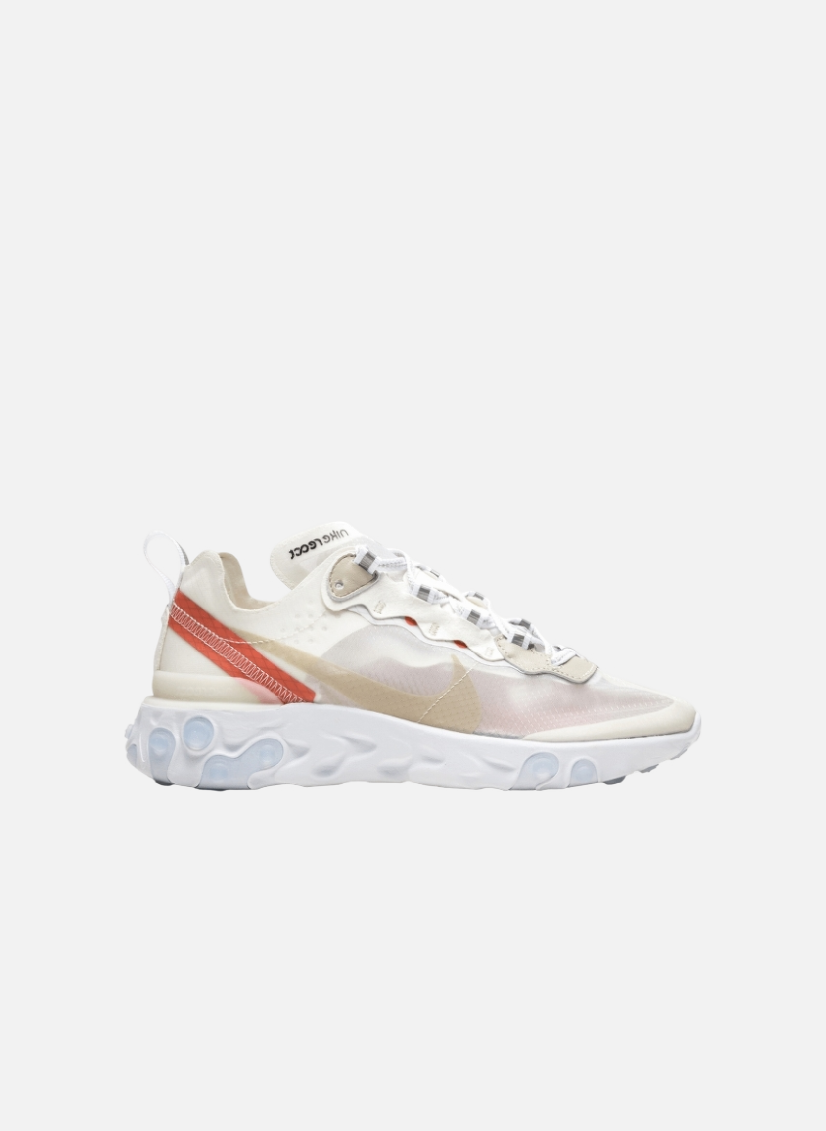 React element 87 sail light bone Sail/light bone-white-rush ora Blanc Nike - Homme AQ1090-100-43 ...