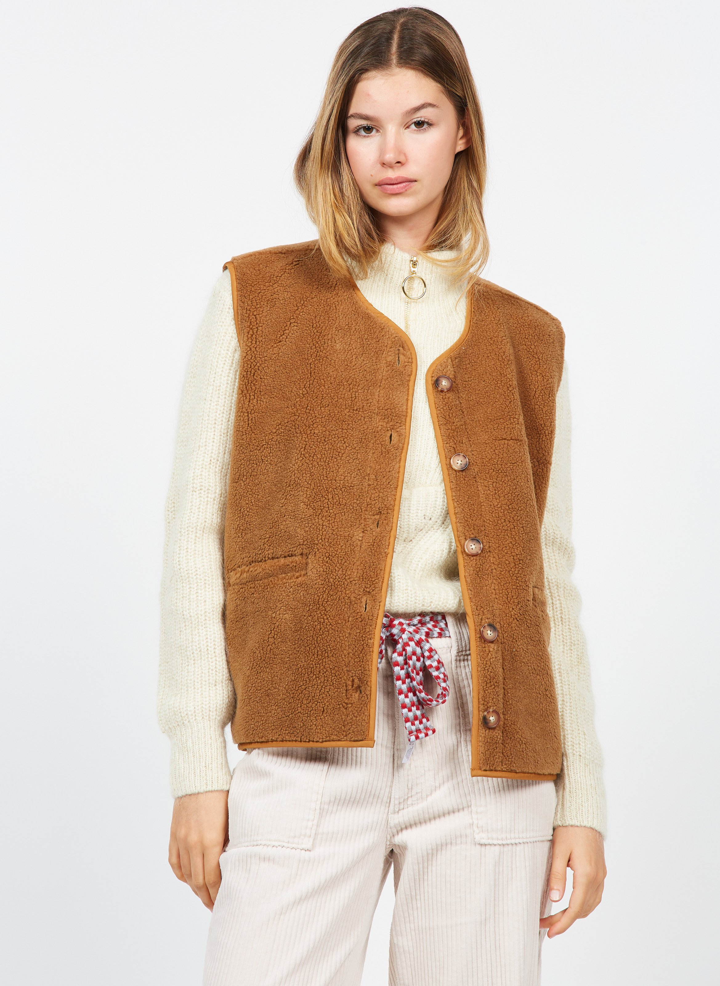 Short Cotton Jacket Cafe Lab Dip - Women | Place des Tendances