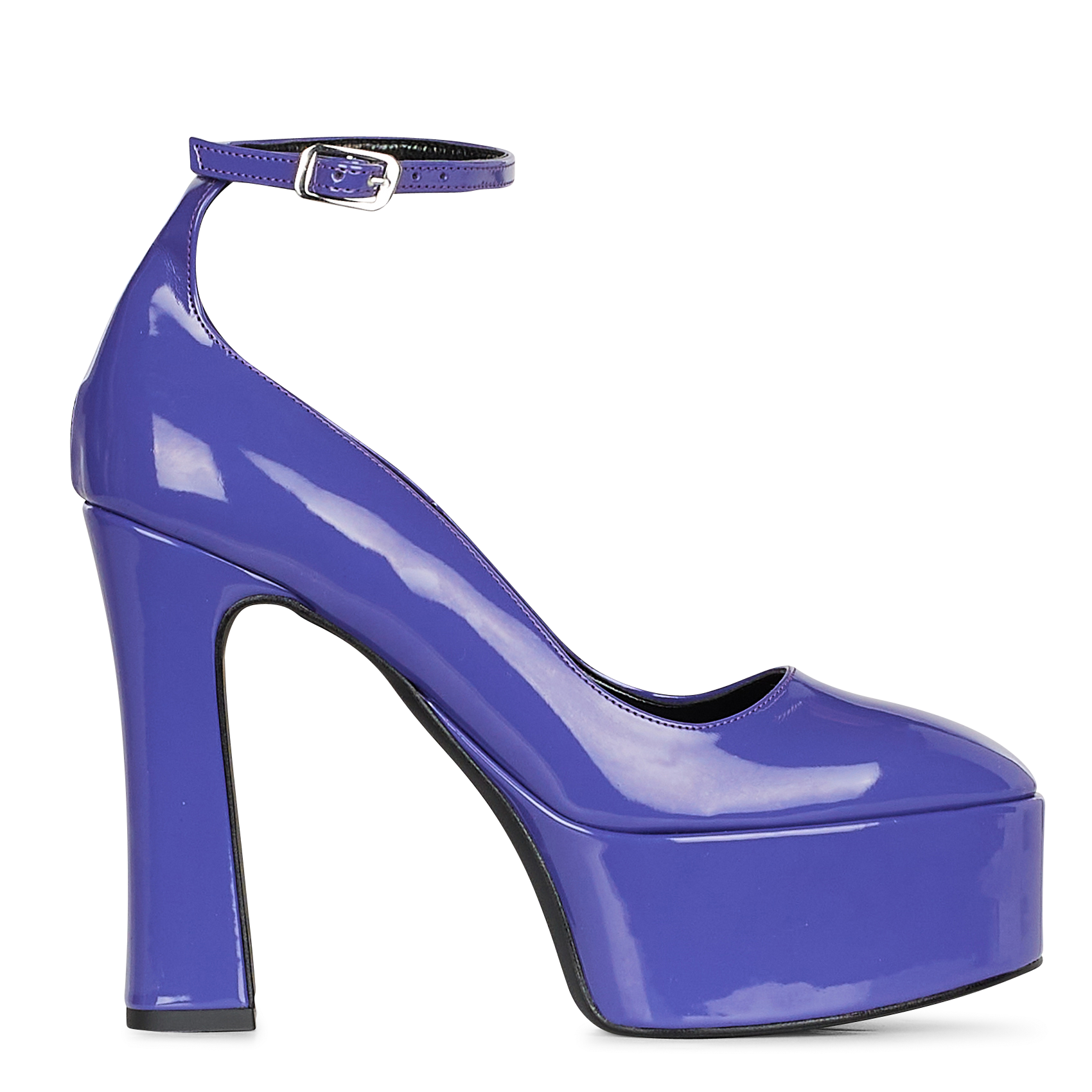 Babies à Talon Vernis Violet Jonak - Femme | Place des Tendances