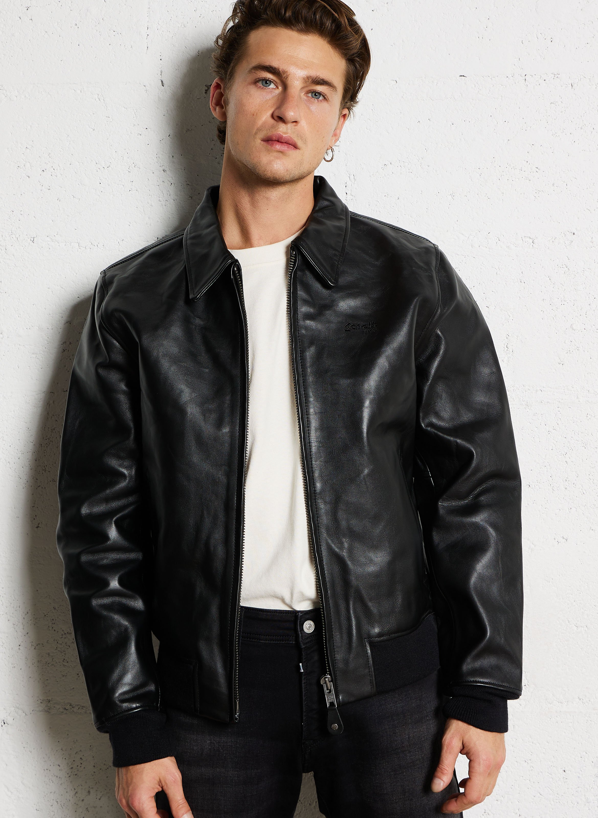 Lambskin leather store