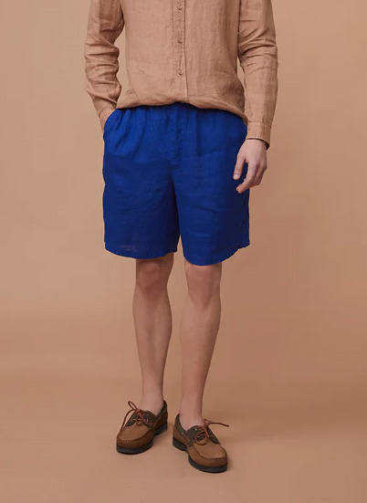 Regular-fit Linen Shorts Majorelle Harris Wilson - Men - 2E240205-03256 ...