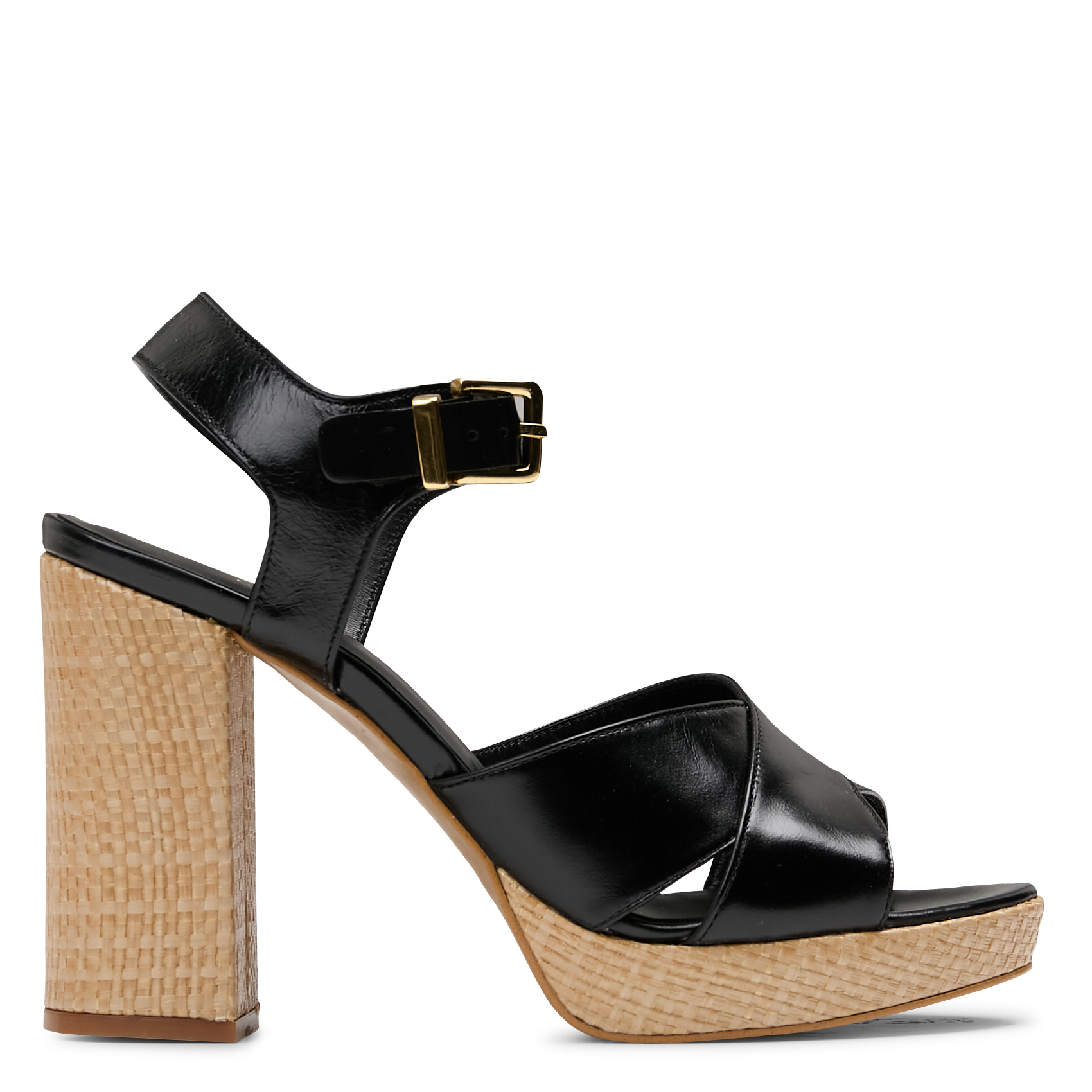 Sandales hautes en cuir Max Noir Maison 123 - Femme 6552975 | Place des ...