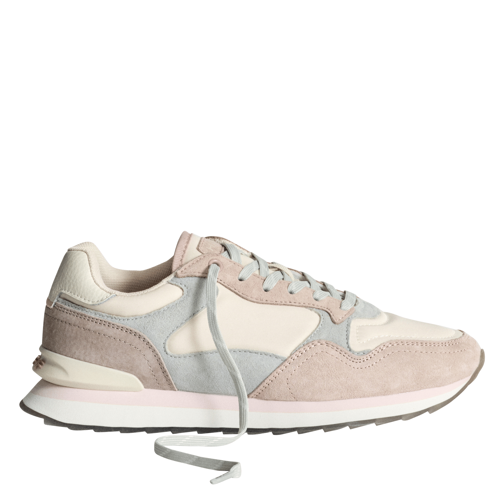 Low-top lace-up mixed leather sneakers Pink Hoff - Women 12502022 ...