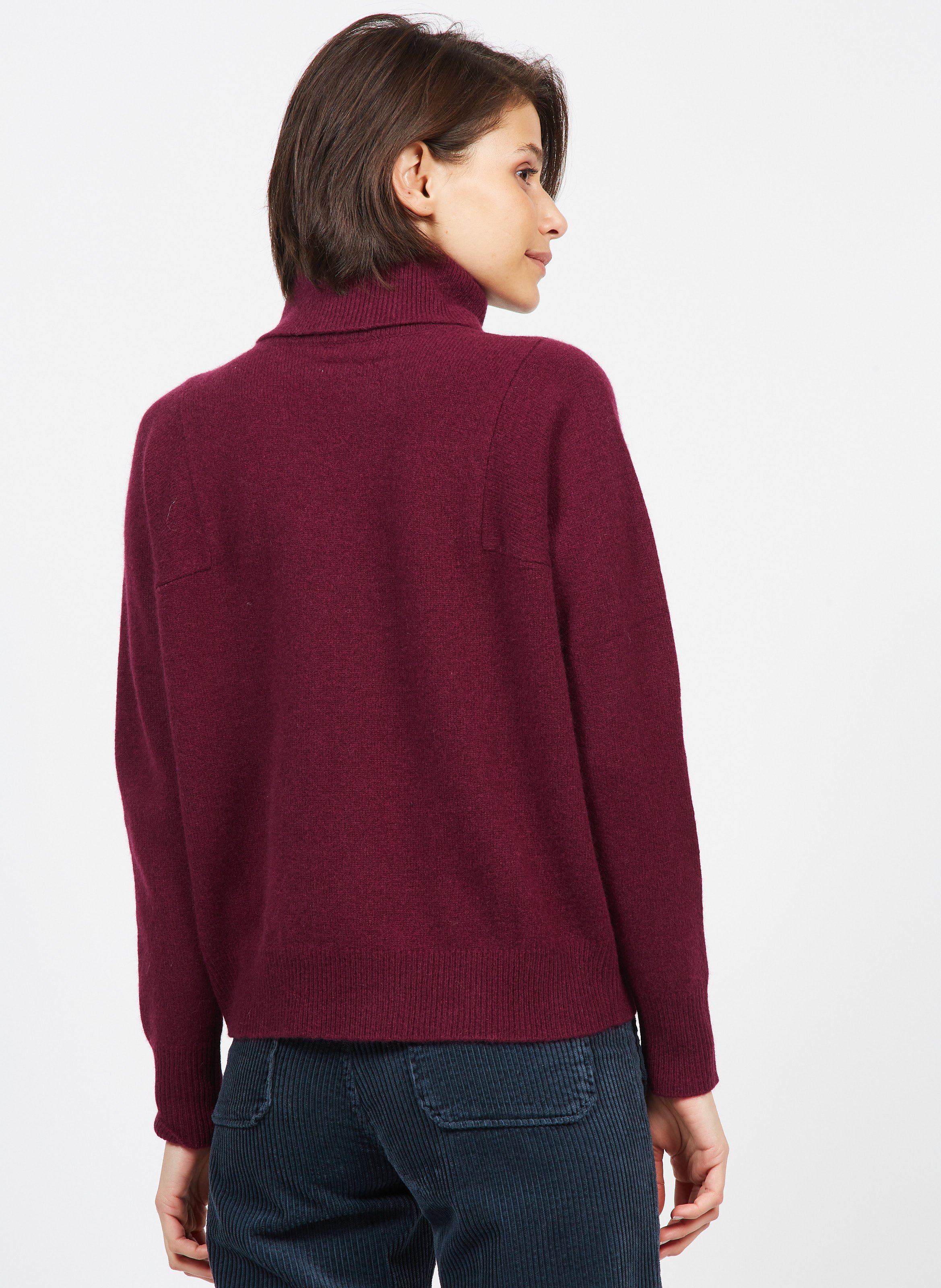 Wollen Coltrui Bordeaux Maison 123 - Dames | Place des Tendances