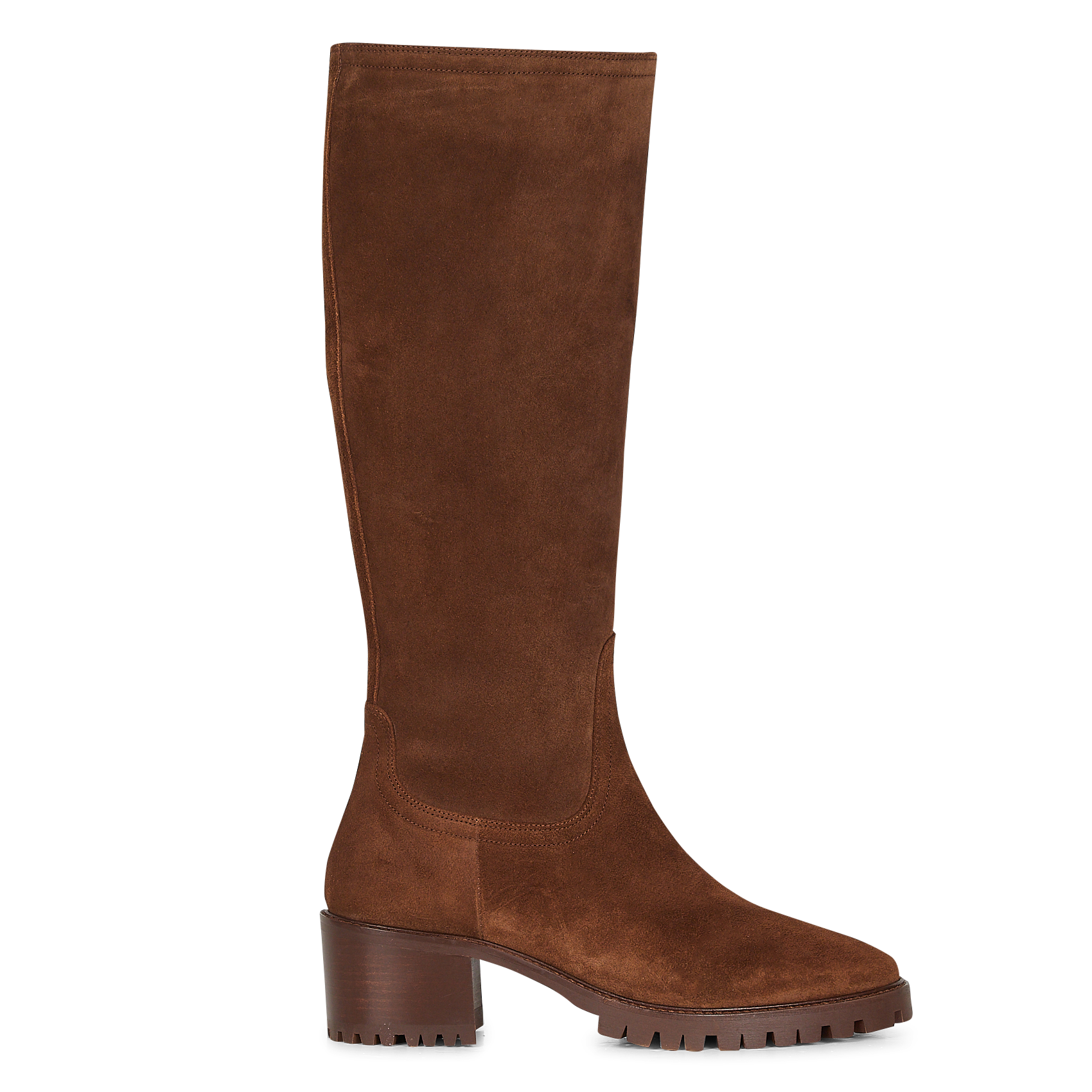 Leather Boots Noisette Rivecour - Women | Place des Tendances