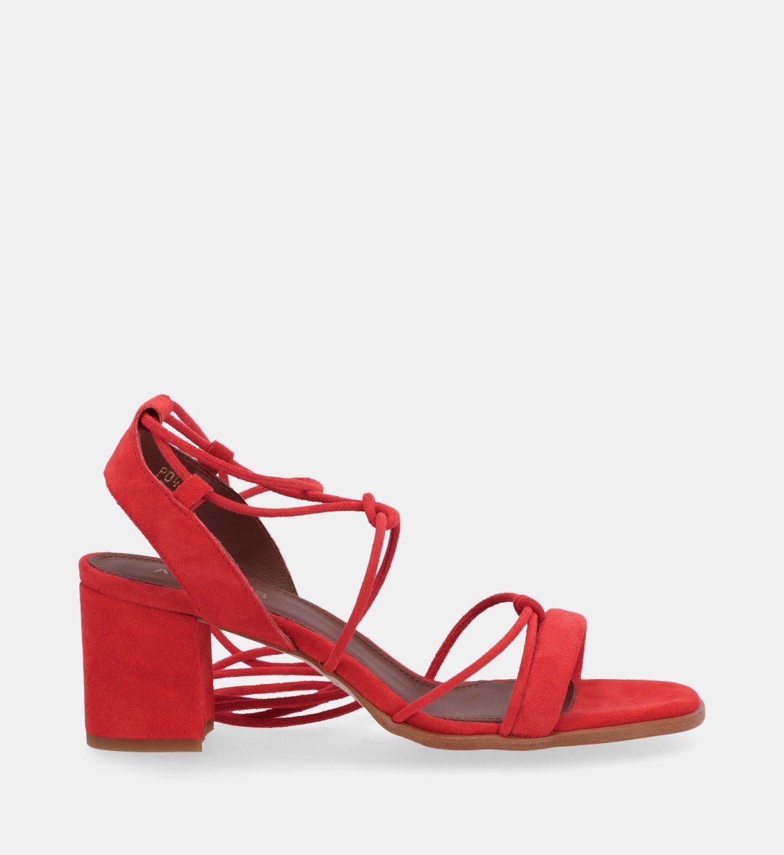 Sandales à Talon En Daim Sophie Orange Alohas - Femme - SOPHIE ORANGE ...