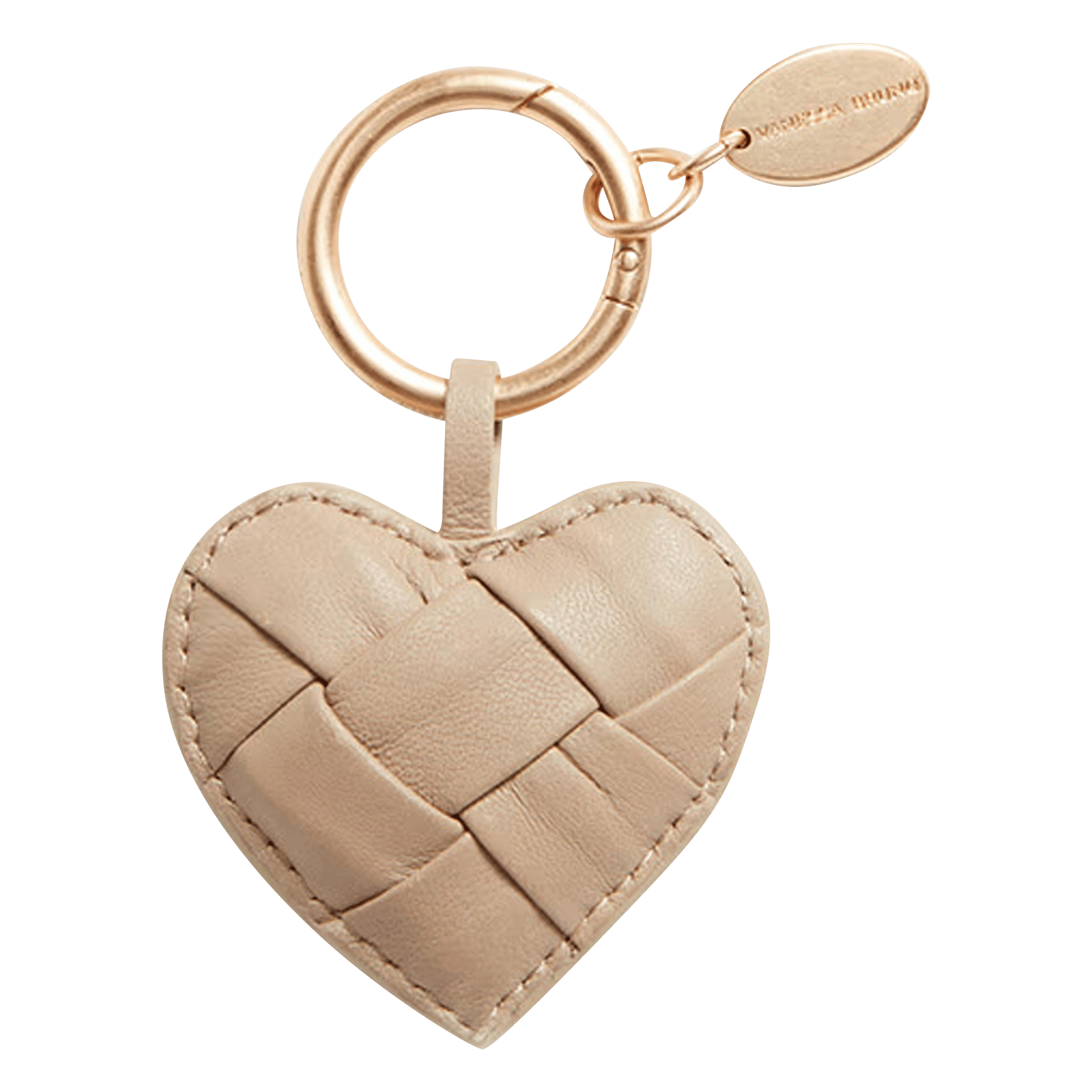 Heart charm in leather Beige Vanessa Bruno - Women 4HVD38-V42978 ...