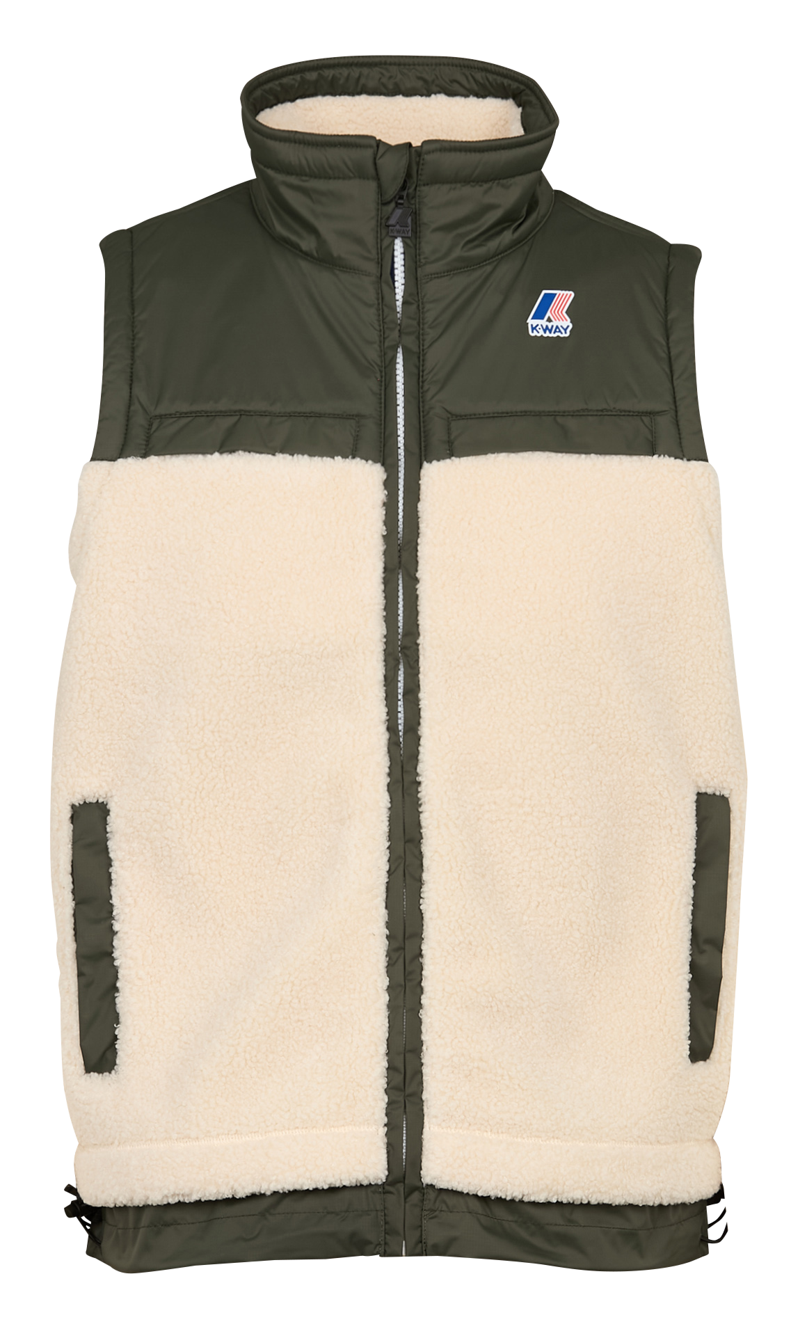 Veste polaire sans manches Le vrai 3.0 jile orsetto Ecru - green ...