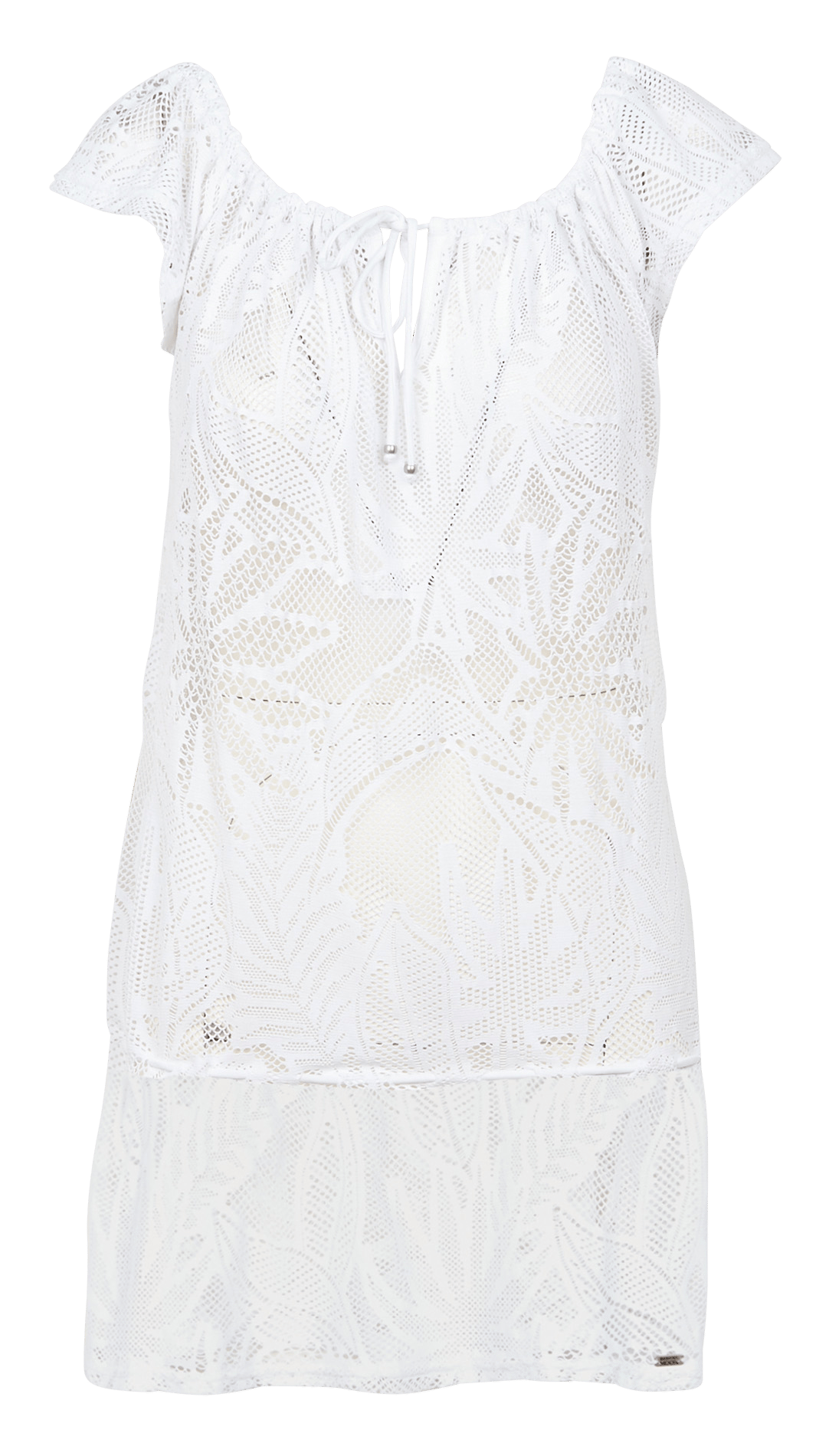 Strandtuniek Met Ajourmotiefje Blanc Banana Moon - Dames | Place des ...