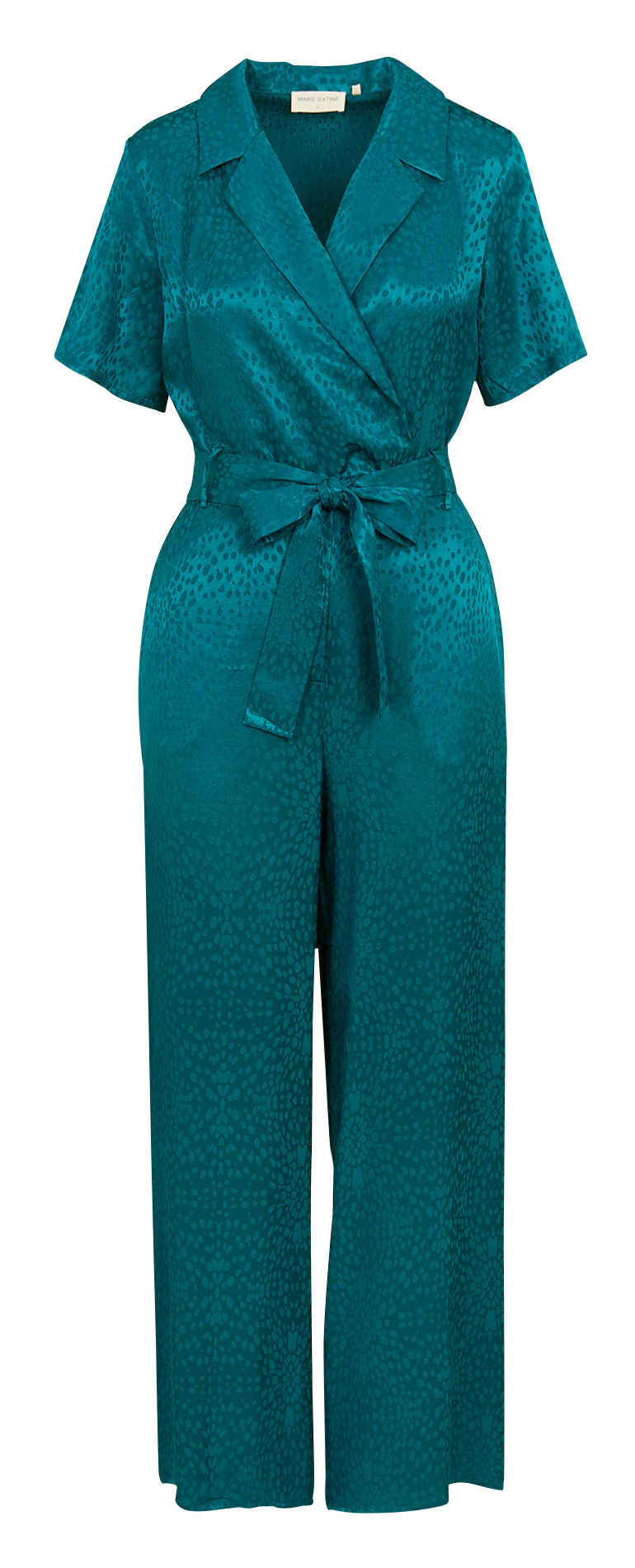 Jacquard Fluid Jumpsuit Emeraude Marie Sixtine - Women - United Kingdom