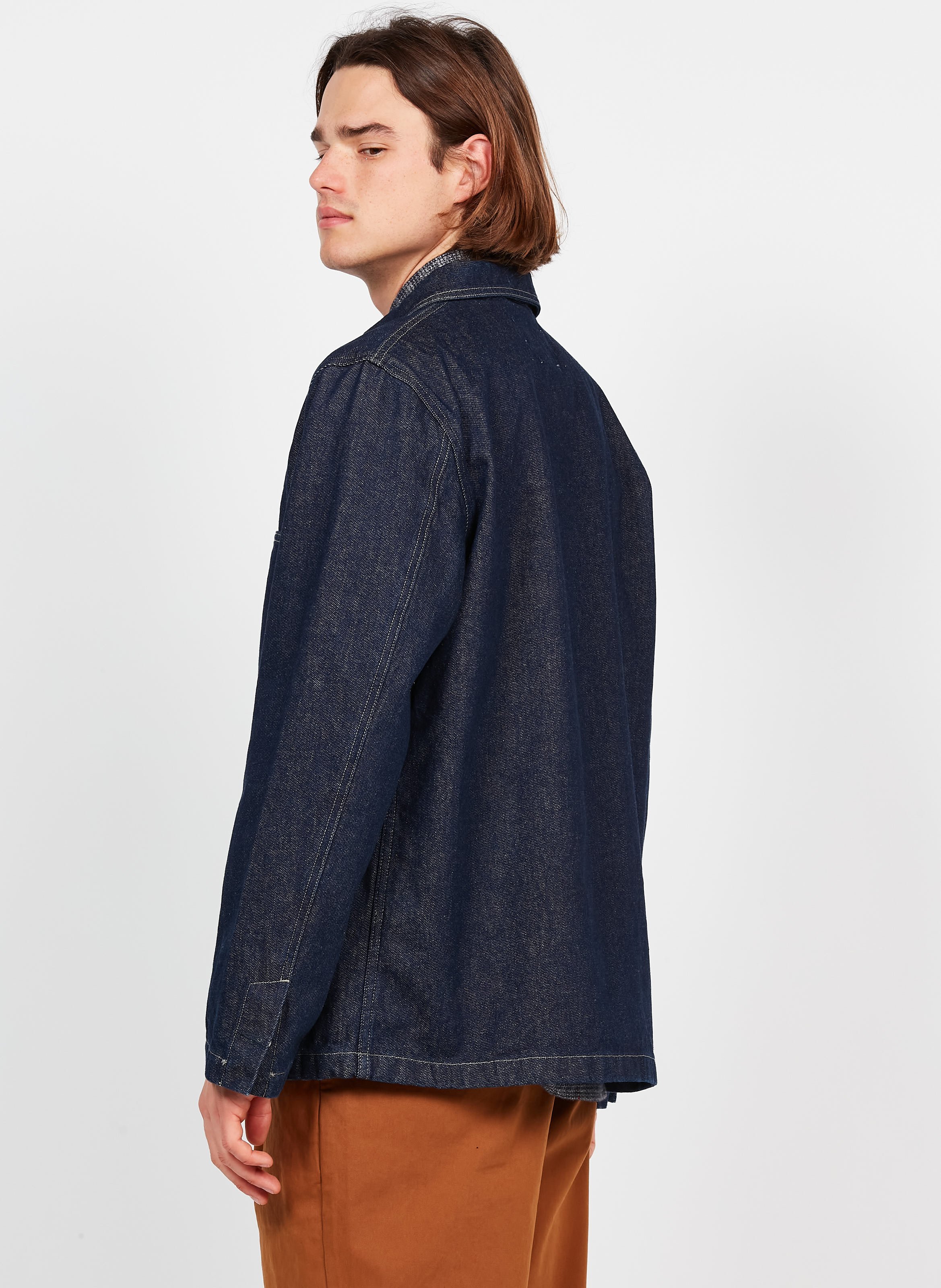 Cotton Denim Jacket Dark Blue Closed - Men | Place des Tendances