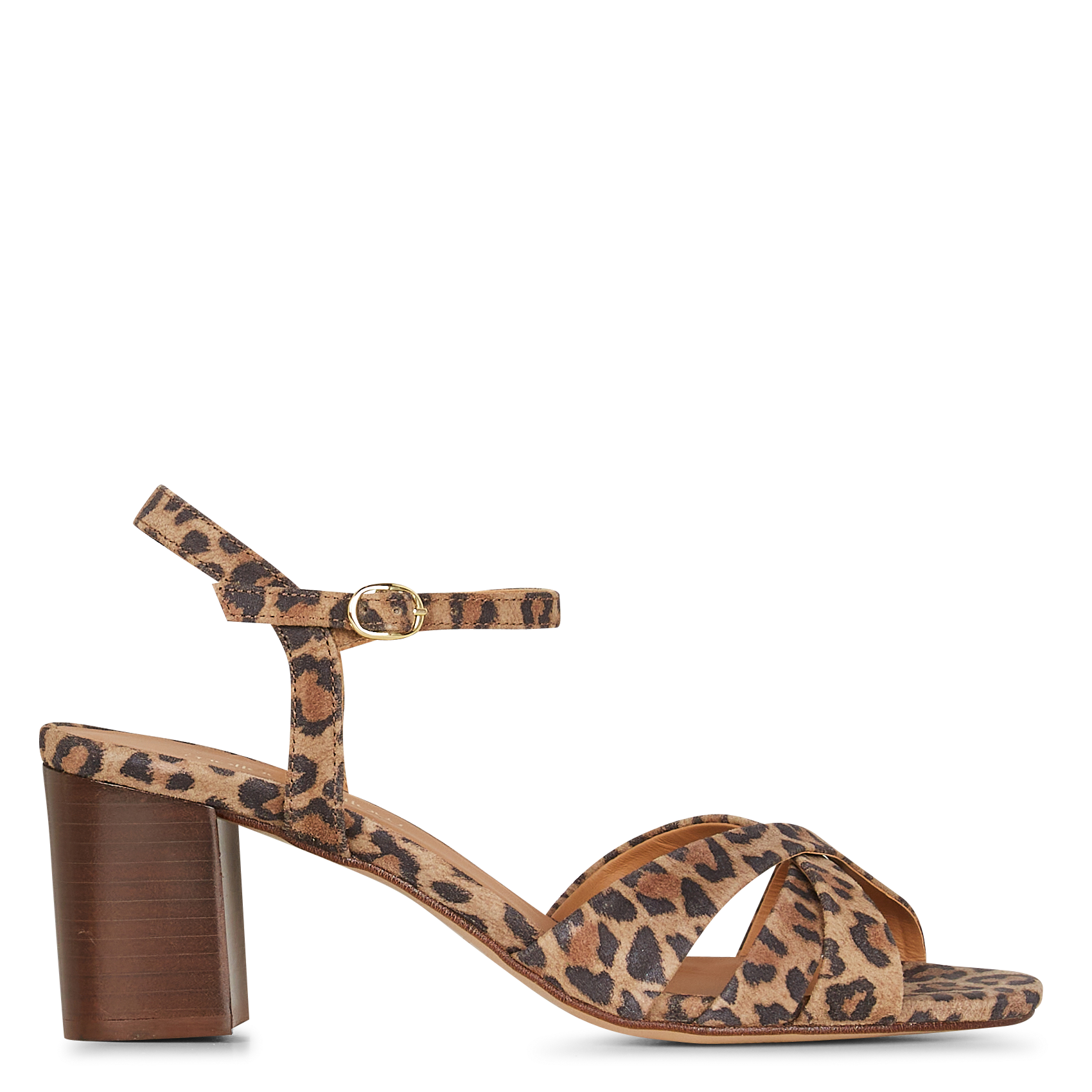 Sandales à Talon Emanuela Vel Imp Leopard Mellow Yellow - Femme - 16 38 ...