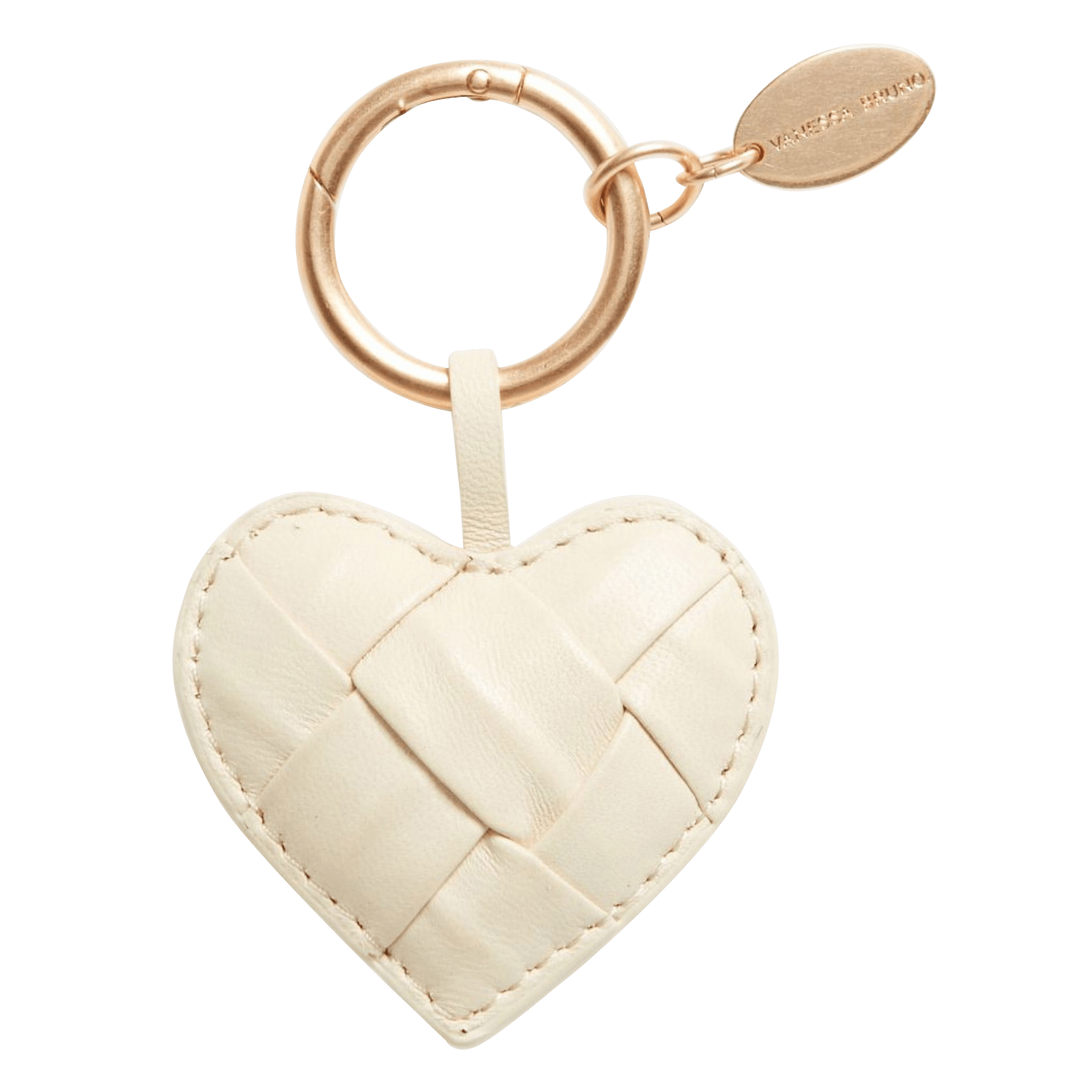 Charm corazón de cuero Ivoire Vanessa Bruno - Mujer 4HVD38-V42978 ...