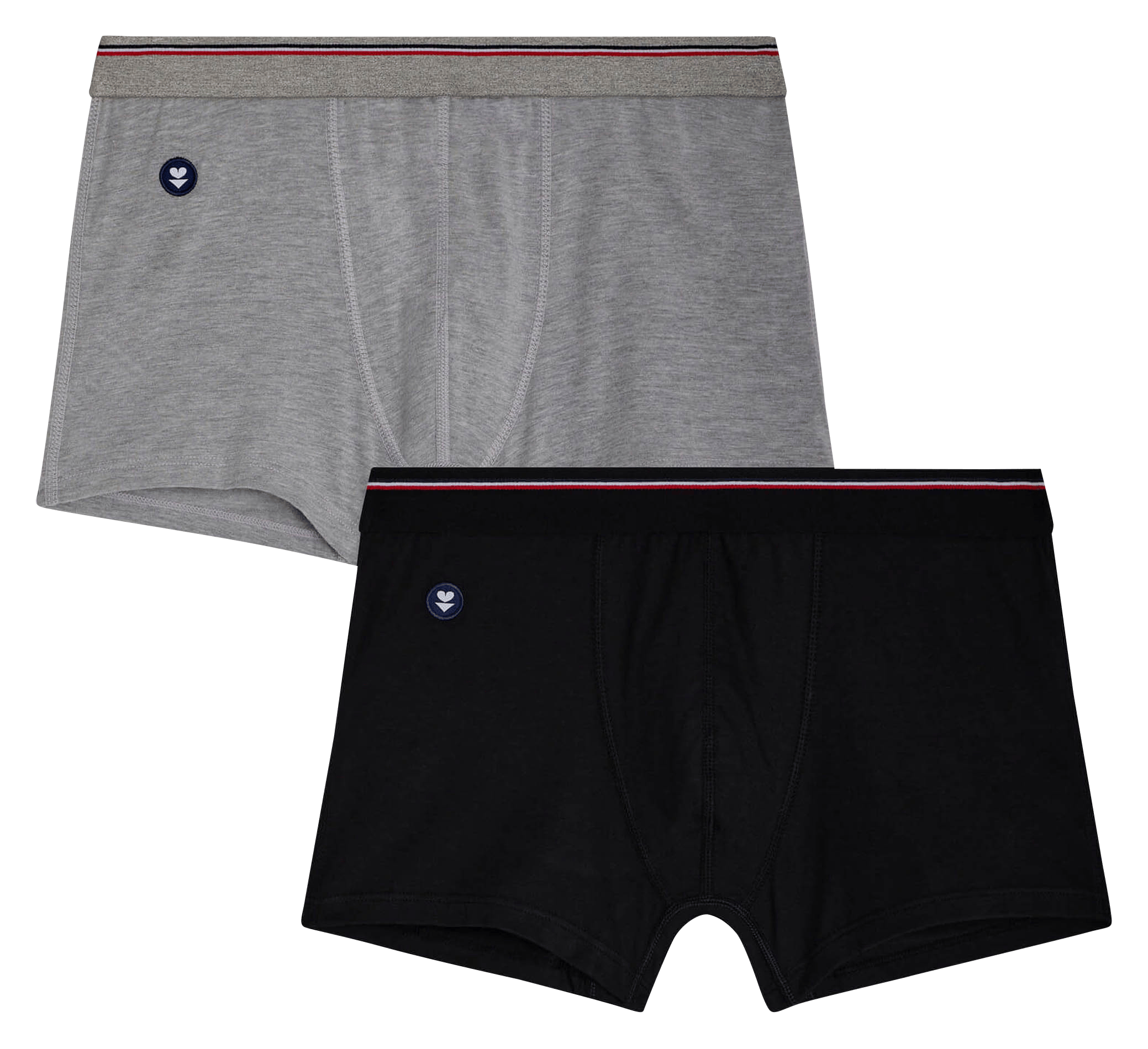 Lot De Deux Boxers Samuel Noir + Gris Chine Le Slip Francais - Homme ...