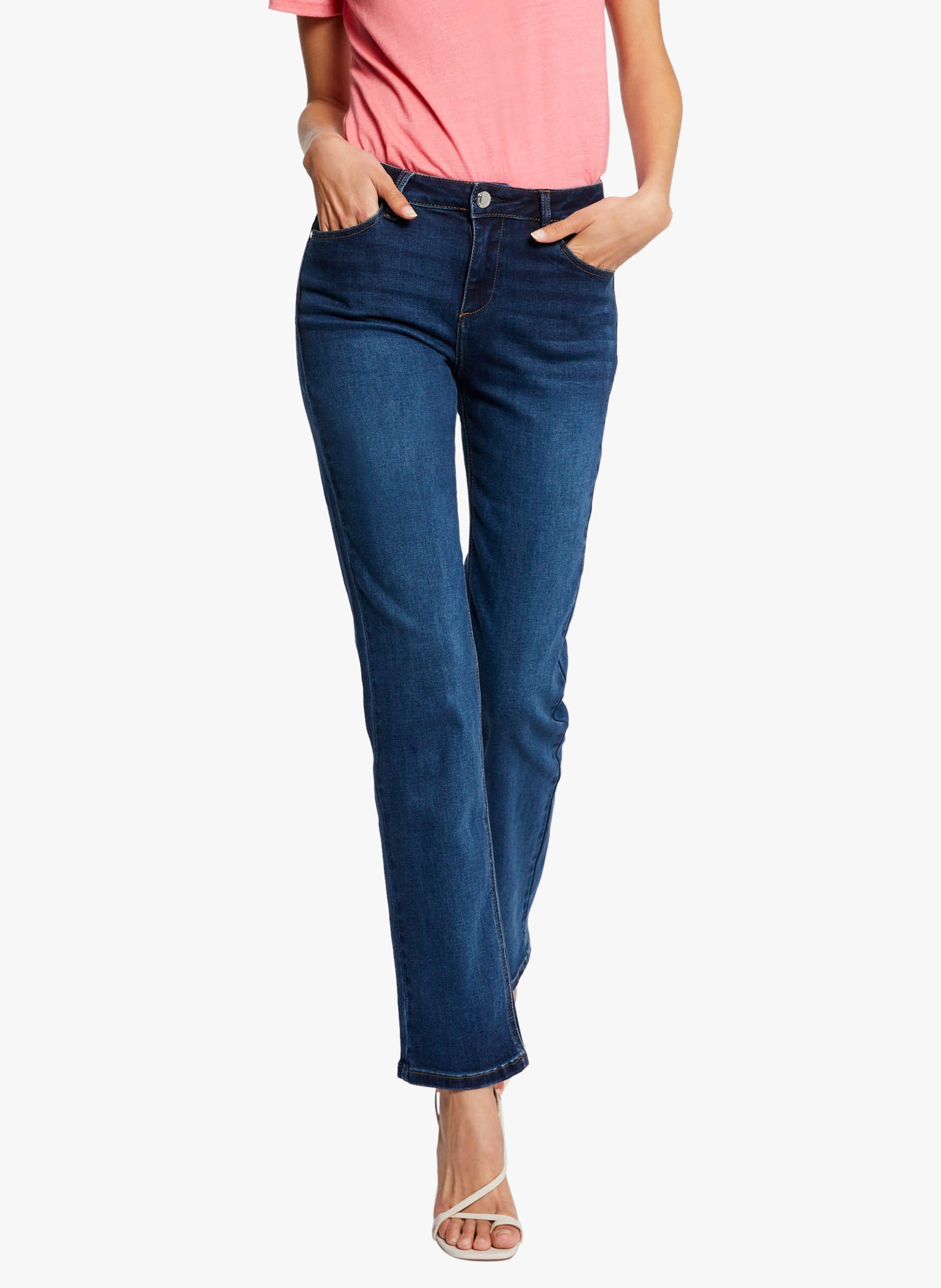 Flared Cotton Jeans Jean Stone Morgan - Women | Place des Tendances