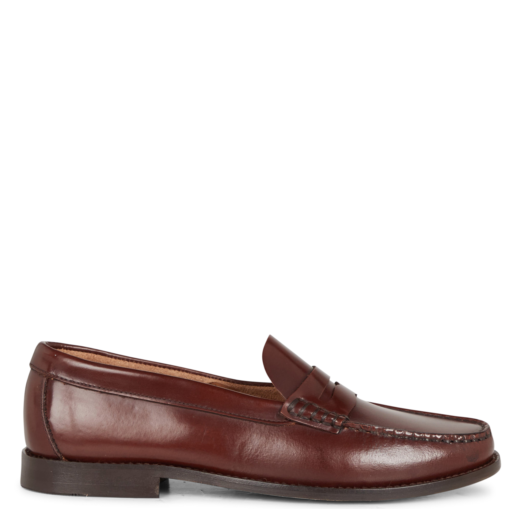 Glazed leather loafers Marron Jonak - Women 609-ODELYA CUIR GLACE ...
