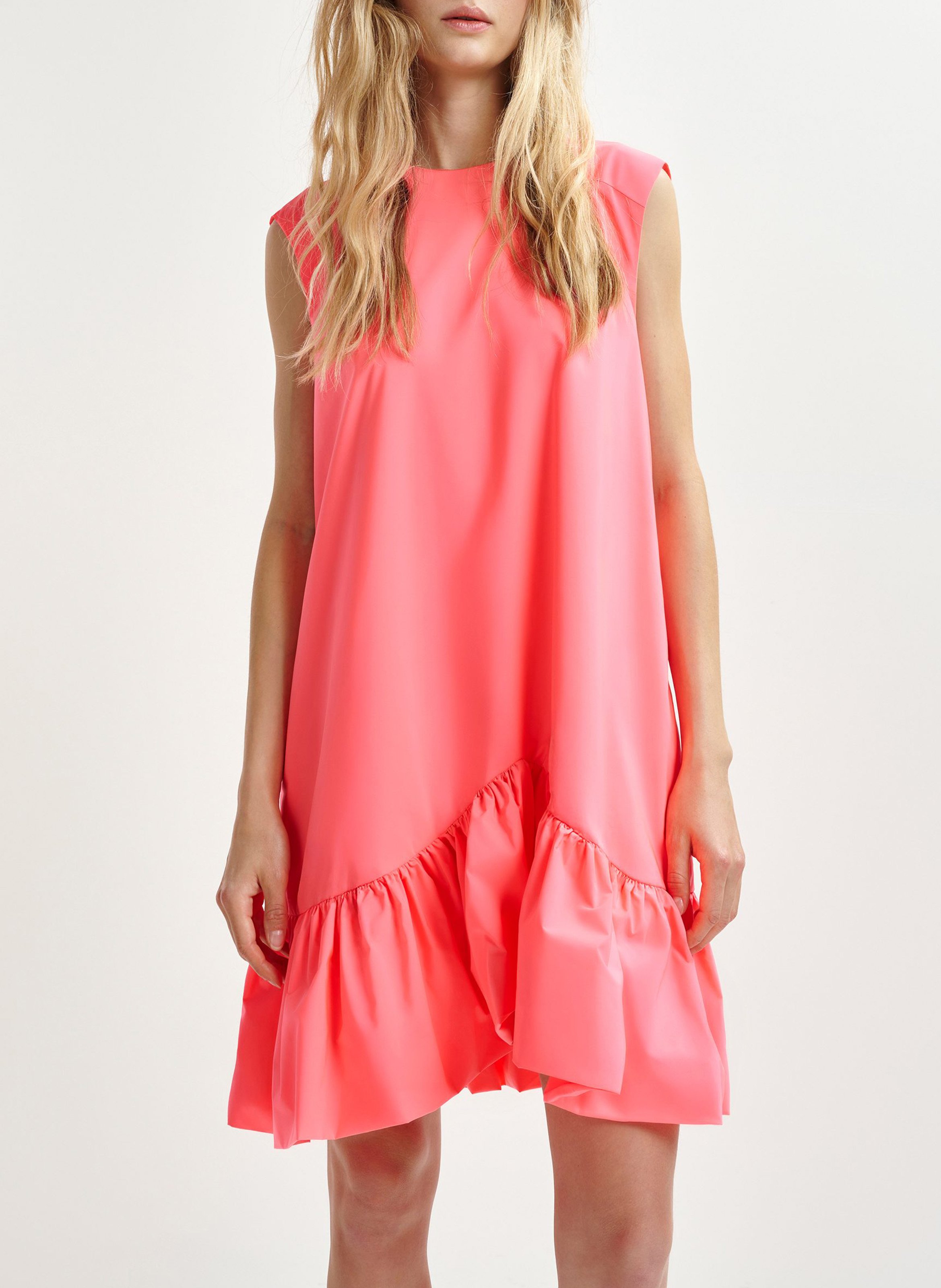 Robe courte col rond Hibernate Corail Essentiel Antwerp - Femme ...