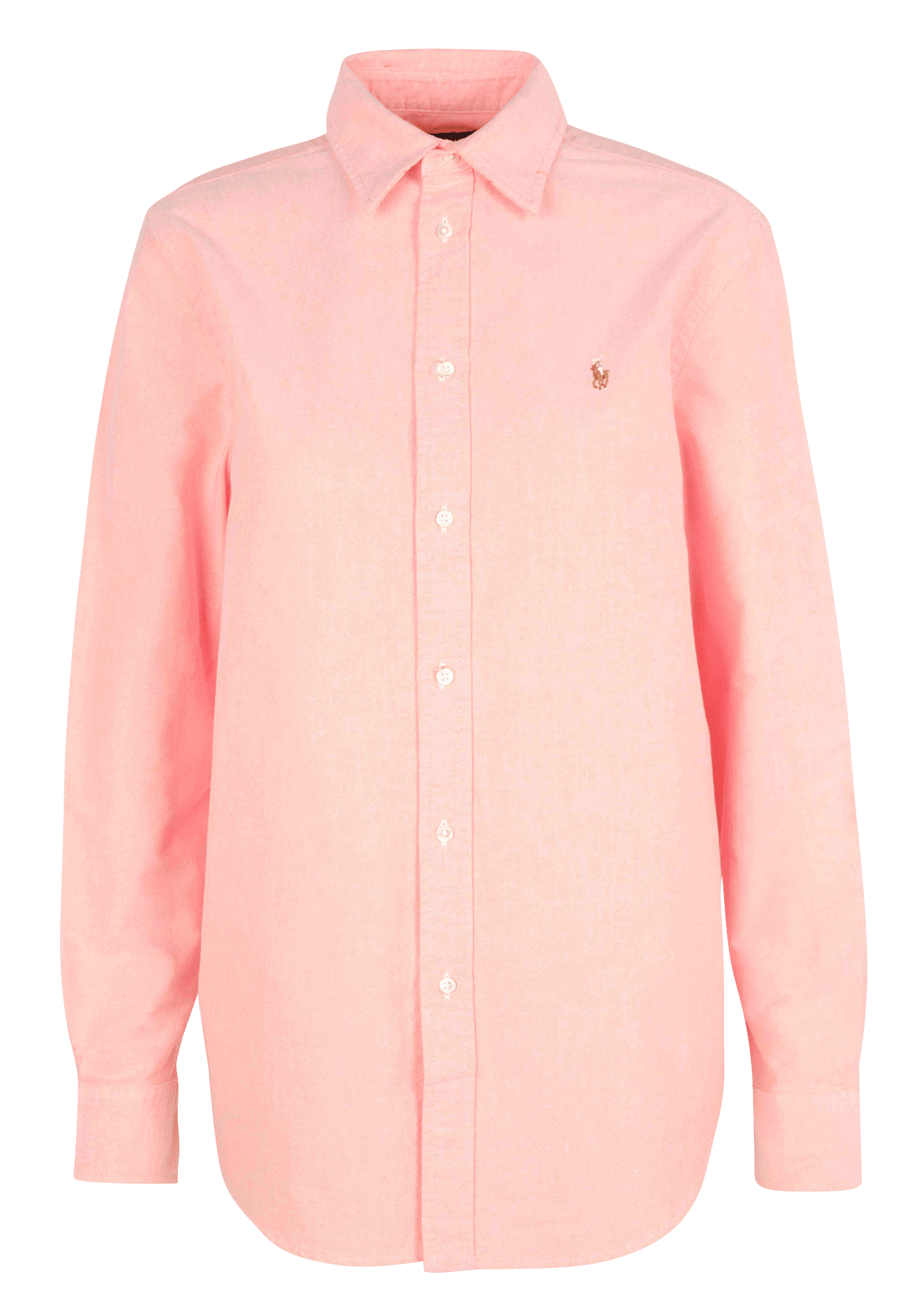 Straight Cotton Shirt With Classic Collar Peach Tree Polo Ralph Lauren ...