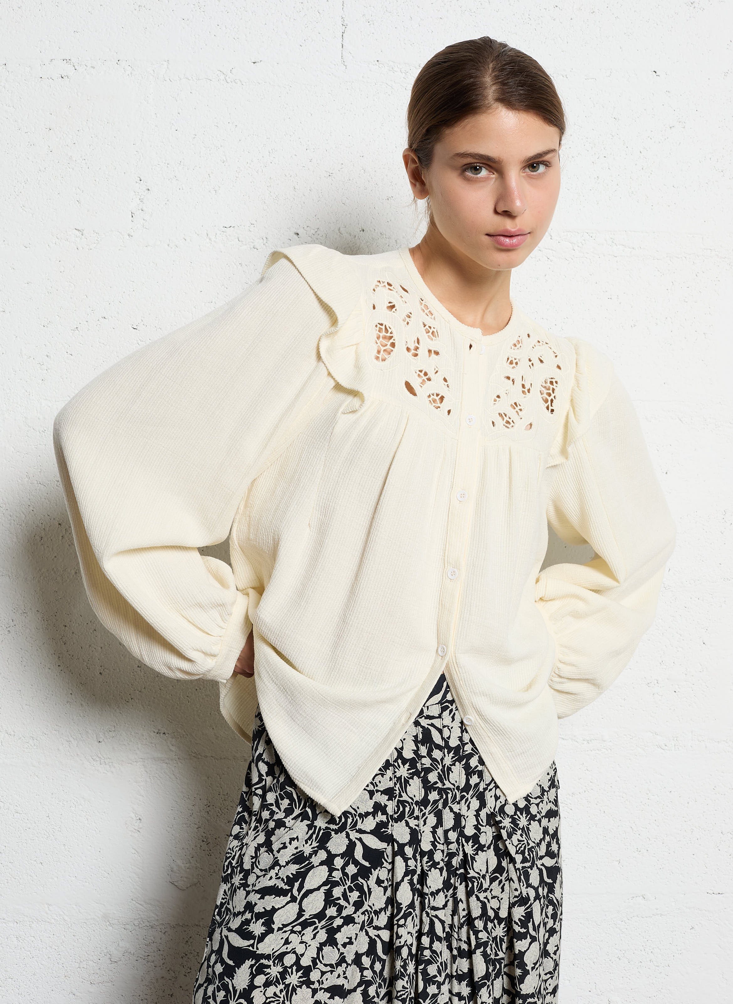 Corduroy blouse store