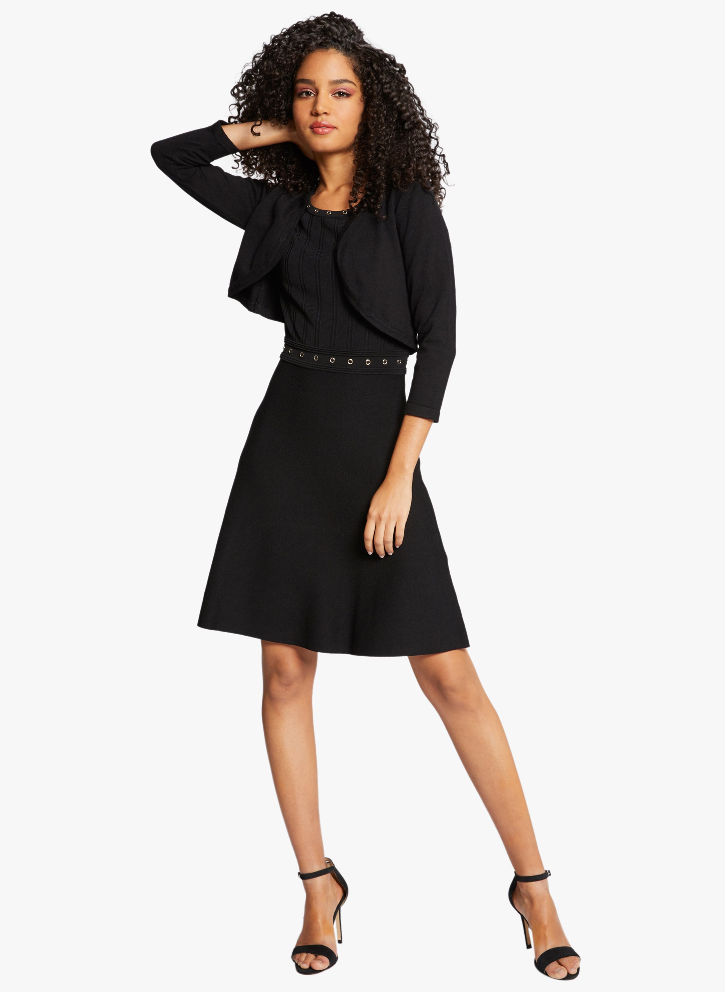 Fitted v-neck bolero Noir Morgan - Women 80250 | Place des Tendances