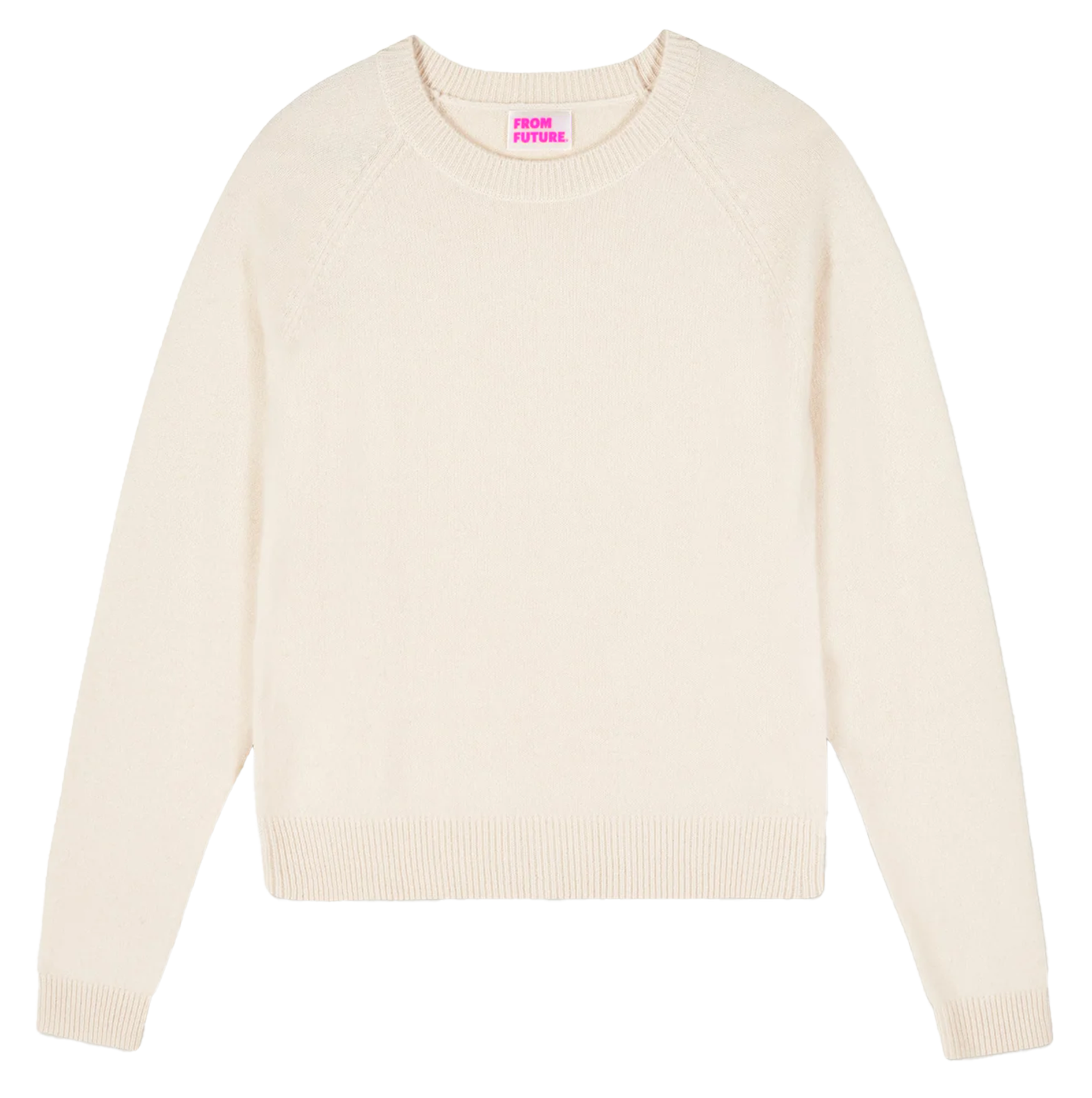 Belted cashmere sweater Ecru From Future - Women PERMWPR00087 | Place ...