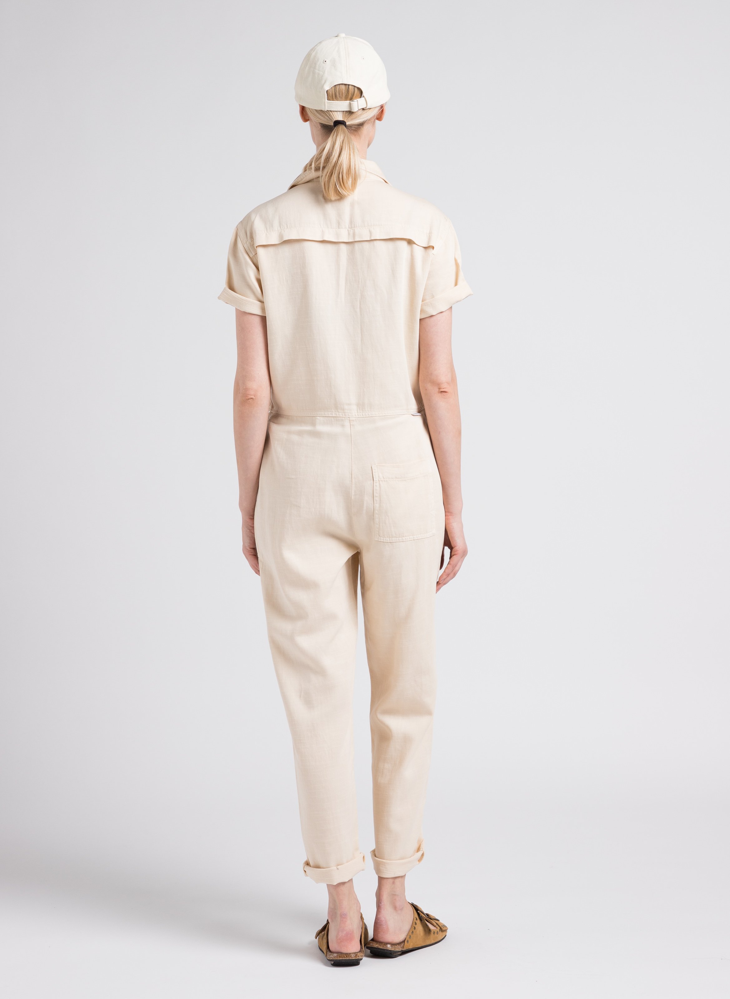 Combinaison Manches Courtes En Coton Mélangé Milkshake Reiko - Femme ...