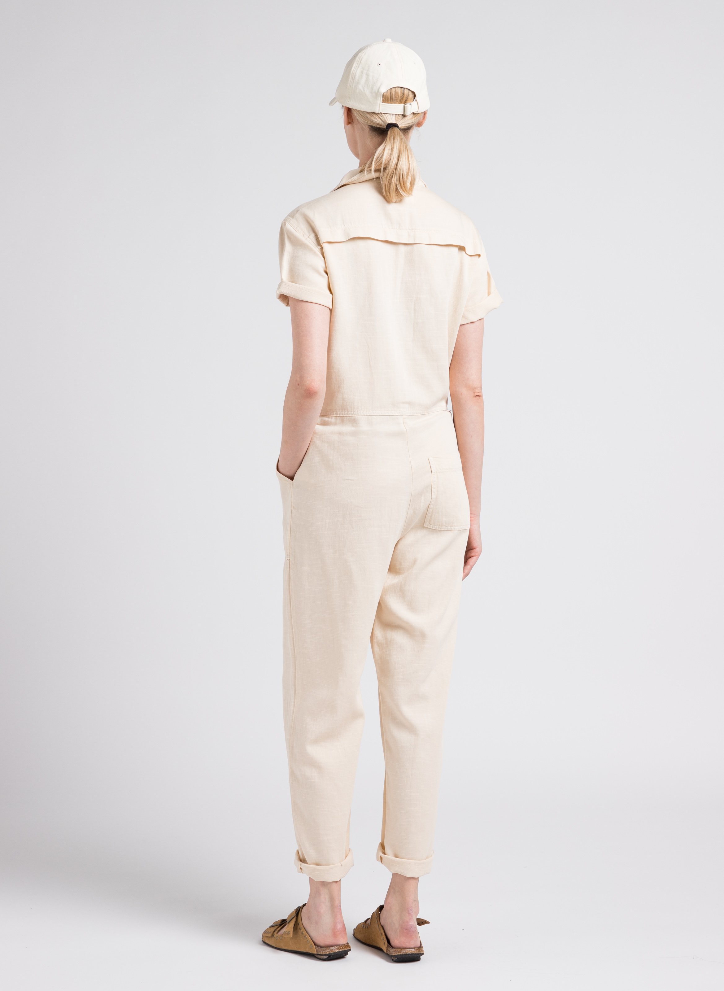 Combinaison Manches Courtes En Coton Mélangé Milkshake Reiko - Femme ...