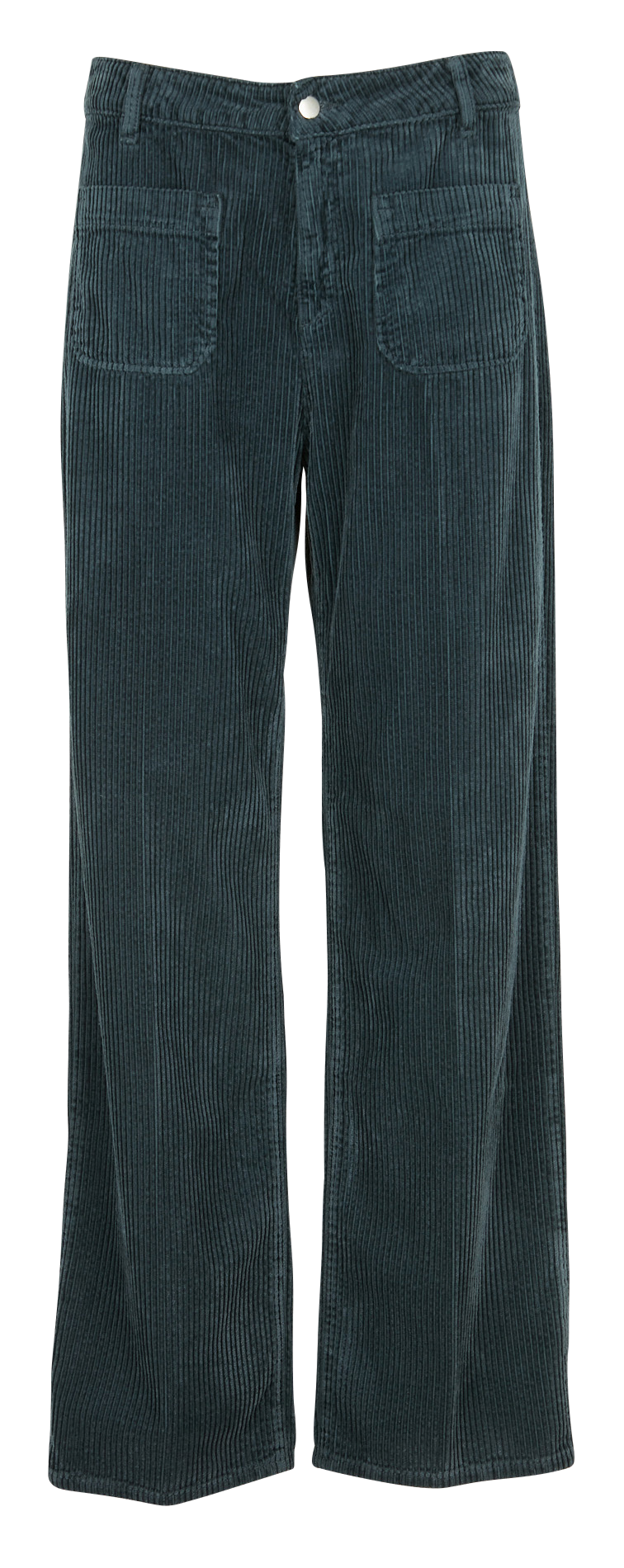Pantalon Flare En Velours Côtelé Acier Acquaverde - Femme | Place des ...