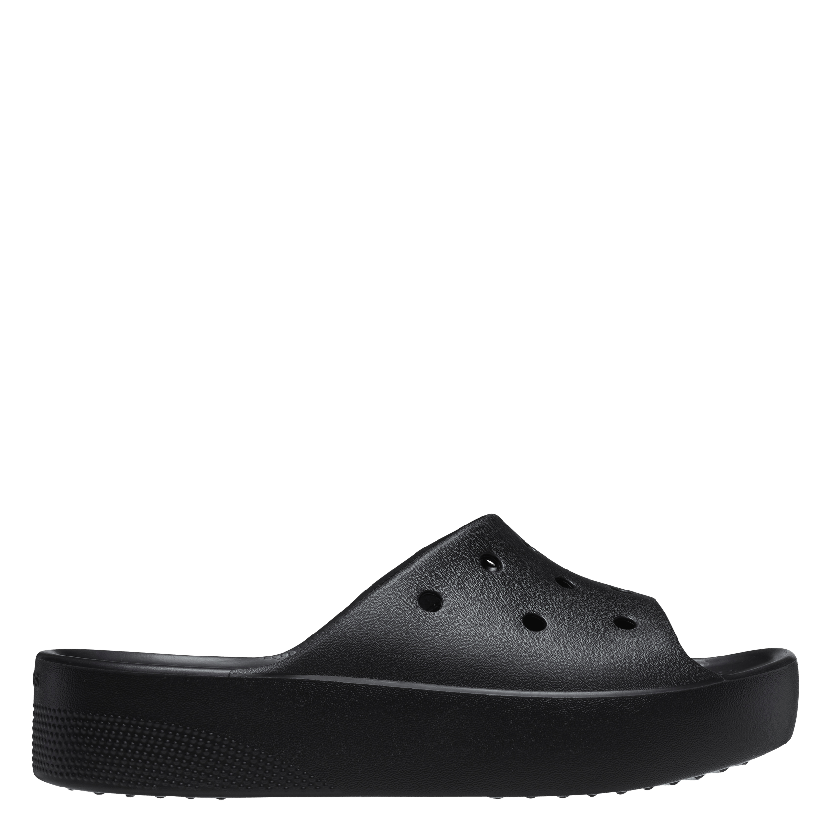 Claquettes Compensées Classic Platform Slide Black Crocs - Femme ...