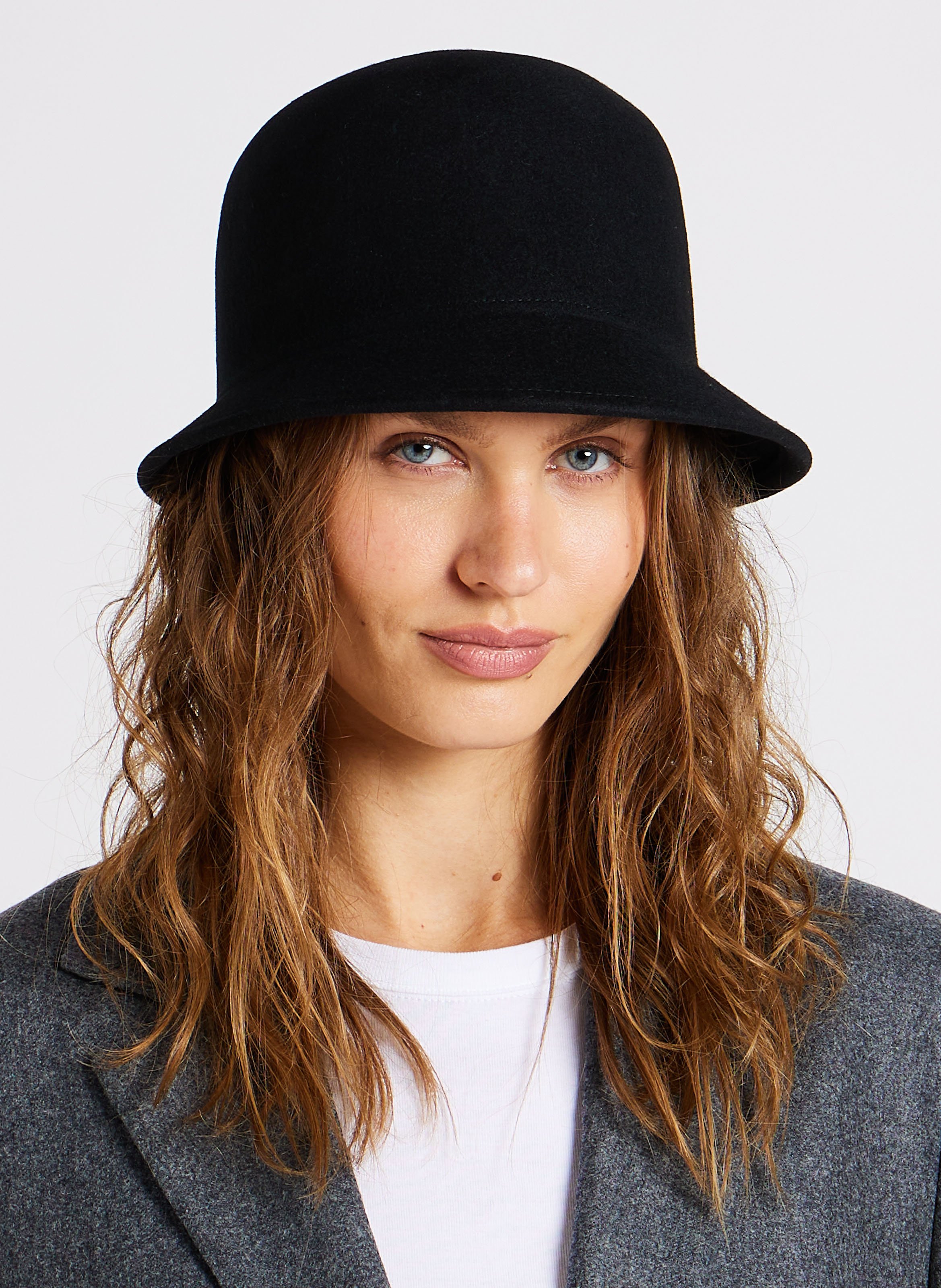 Wool Hat Noir Saison 1865 - Women - CLAYTON-NOIR-NOIR | Place des ...